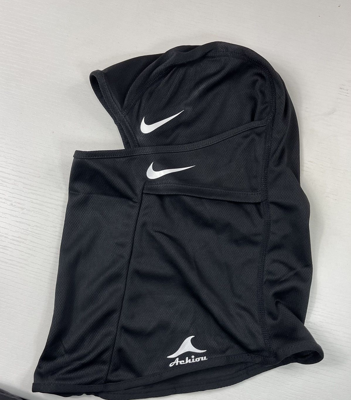 Nike Custom x Double swoosh Premium balaclava Ski mask Face mask | Grailed