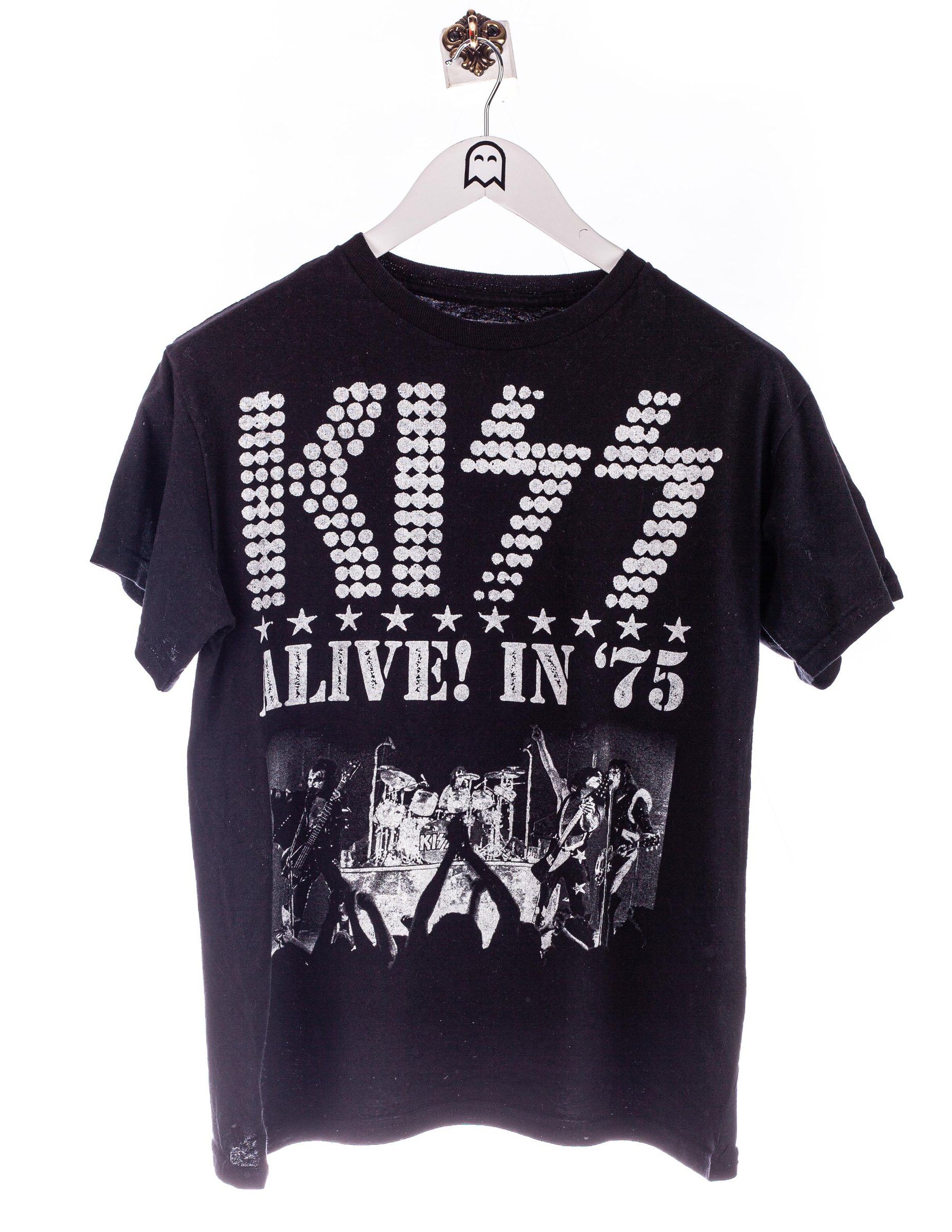 Rare Vintage KIZZ T-Shirt KIZZ 1975 Print Black | Grailed