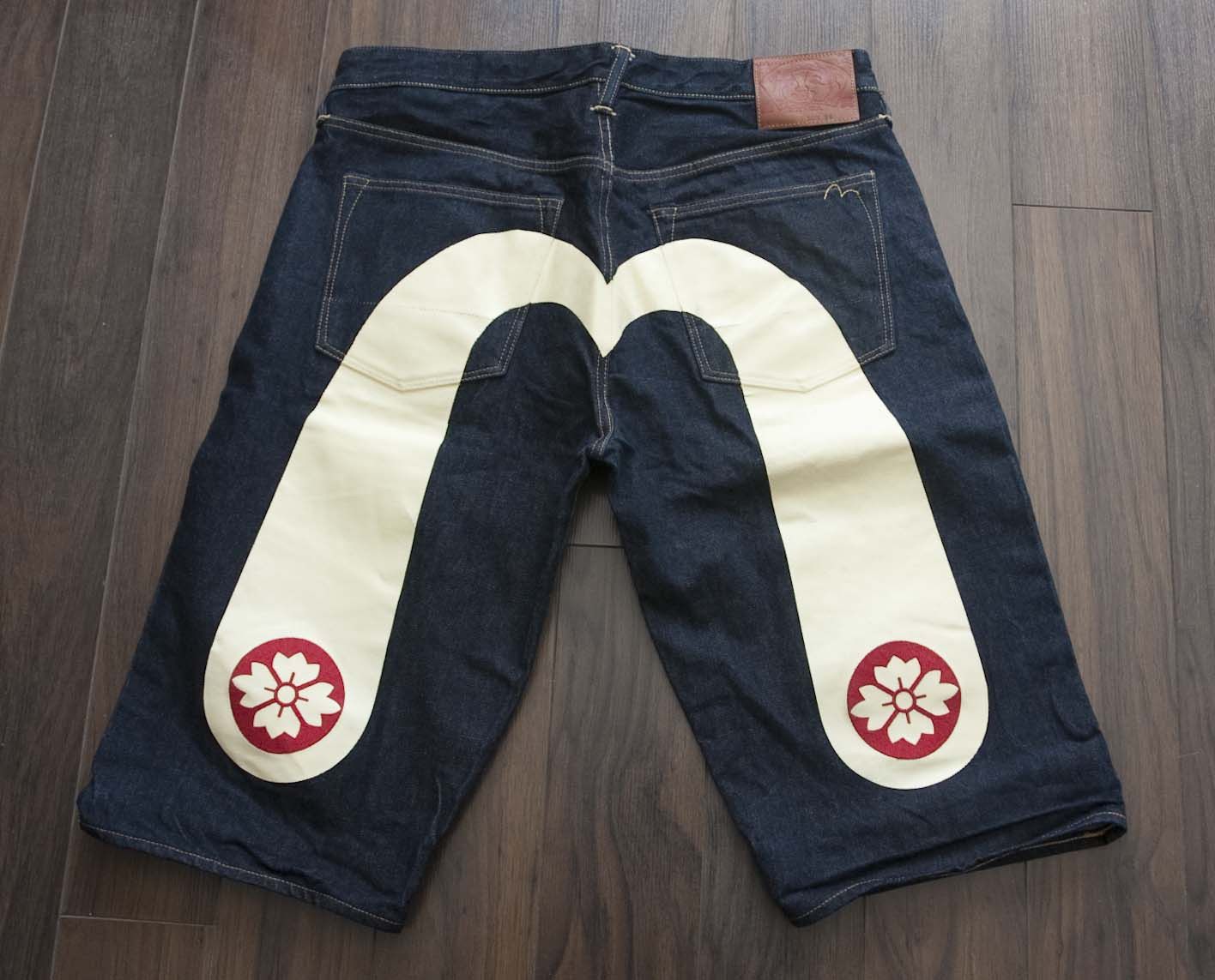 Evisu × Streetwear Evisu Shorts Selvedge Denim Blue Size 35 | Grailed