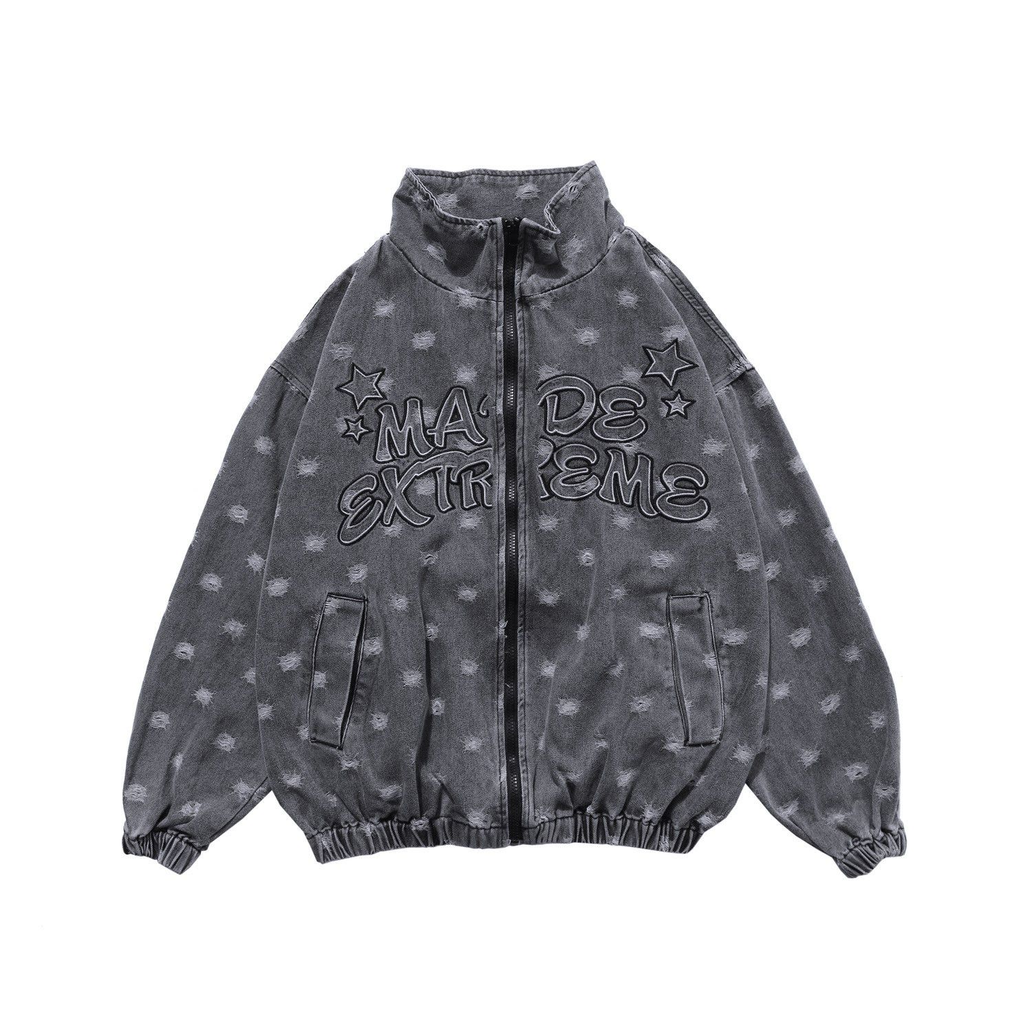 Custom × Japanese Brand × Vintage Black Made Extreme Denim Jacket | Grailed