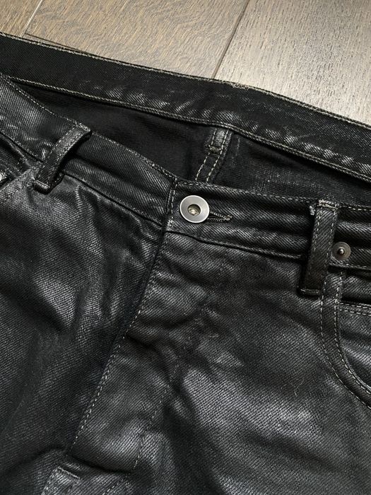 Rick Owens Rick Owens Detroit Cut waxed jeans 32 | Grailed