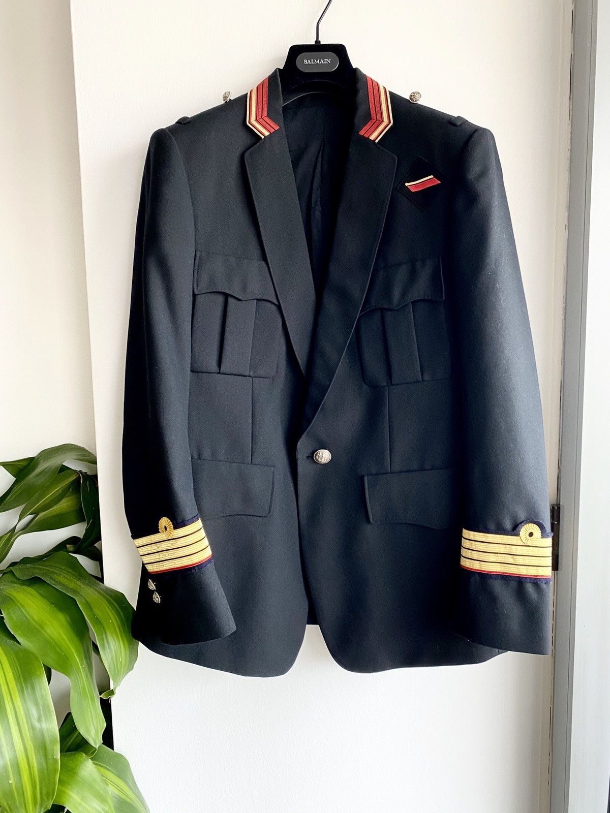 Balmain Balmain Christopher SS11 Decarnin Officer Military Jacket | Grailed