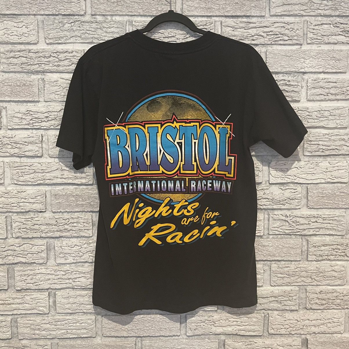 1990x Clothing Vintage 1995 NASCAR Bristol Speedway 3D Graphic T Shirt ...