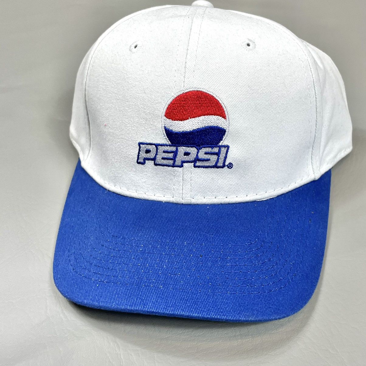 Pepsi × Vintage Deadstock Y2K Pepsi Old Logo Velcro Hat | Grailed