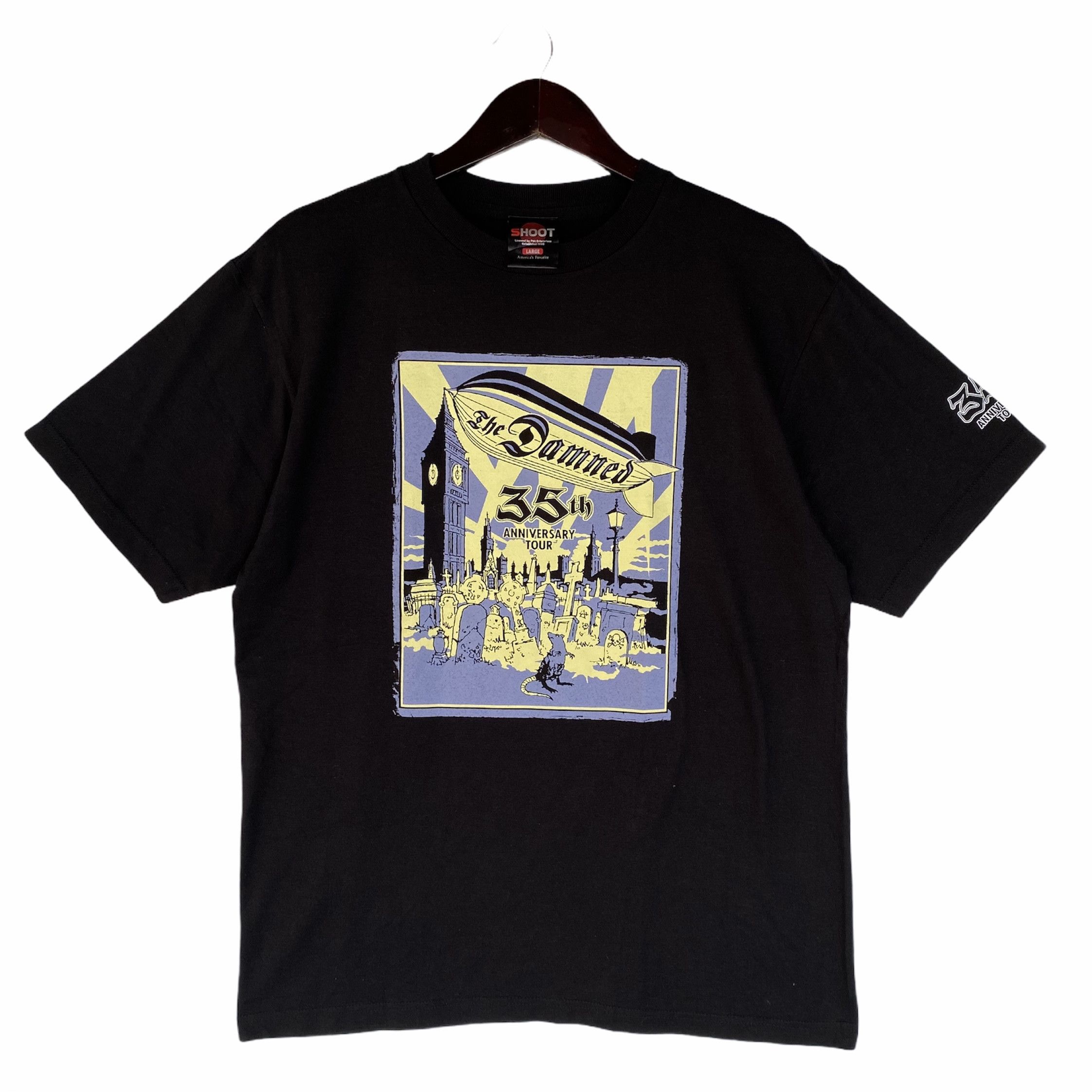 Band Tees THE DAMMED punk rock band 35th anniversary tour tee shirt ...