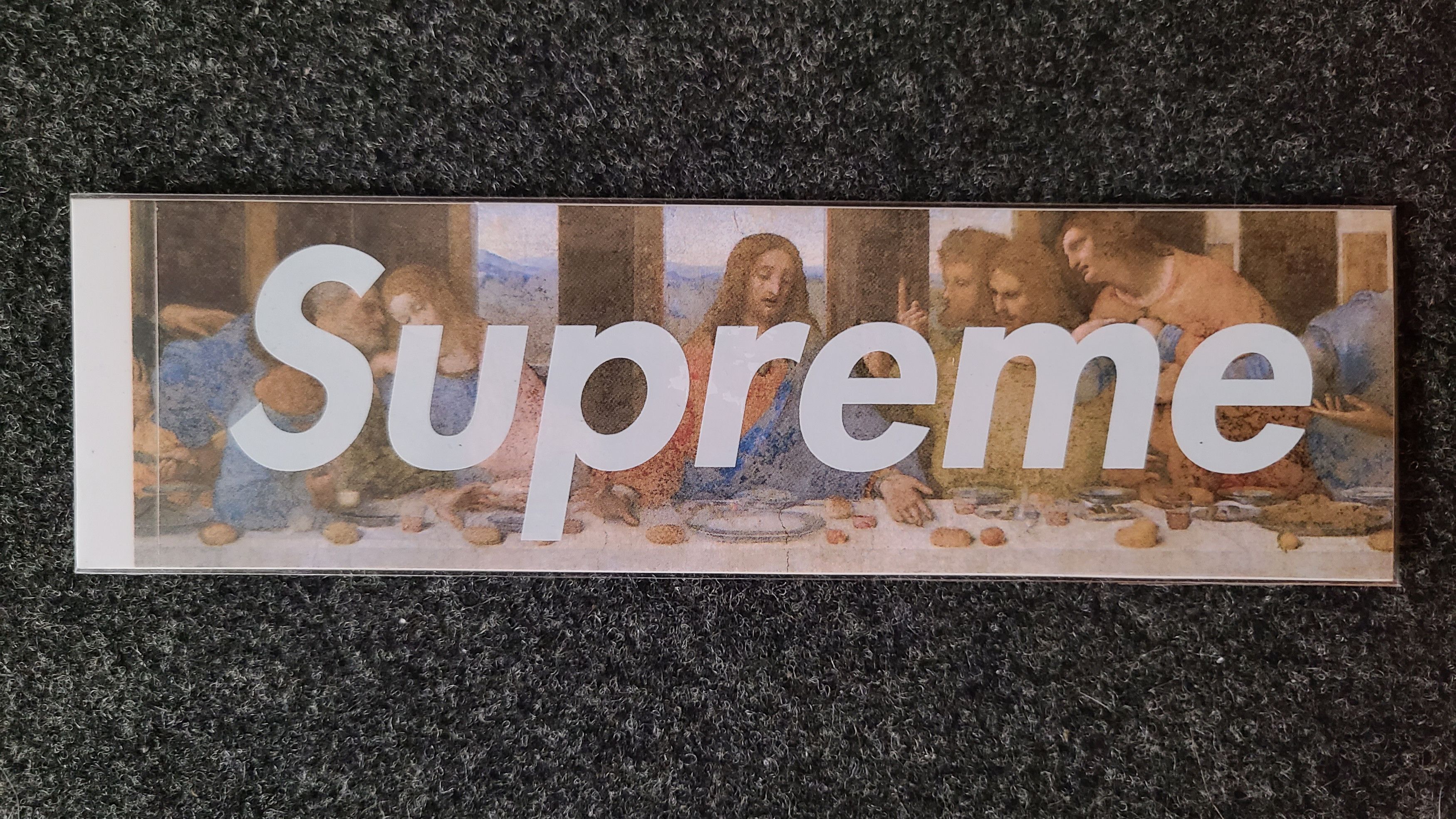 Supreme Supreme Last Supper Box Logo Sticker (Milan Opening) | Grailed