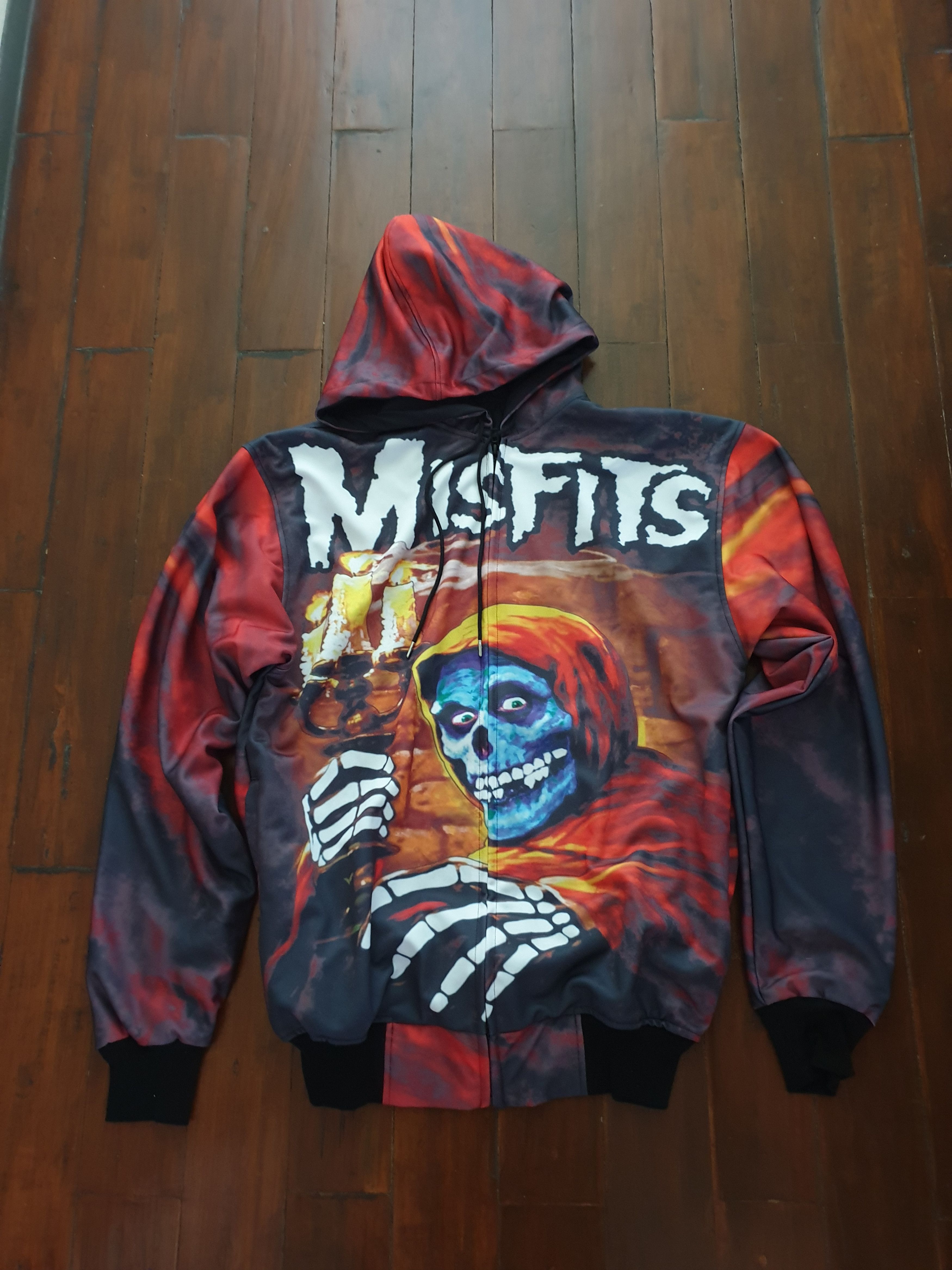 Custom Misfits American Psycho full print hoodie aop | Grailed