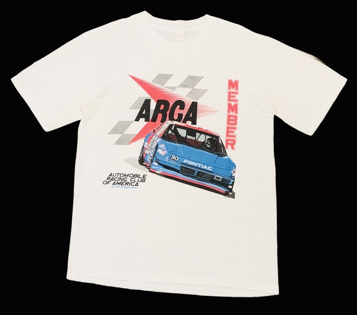NASCAR × Racing × Vintage Rare Design Vintage Racing Team Arca Pontiac ...
