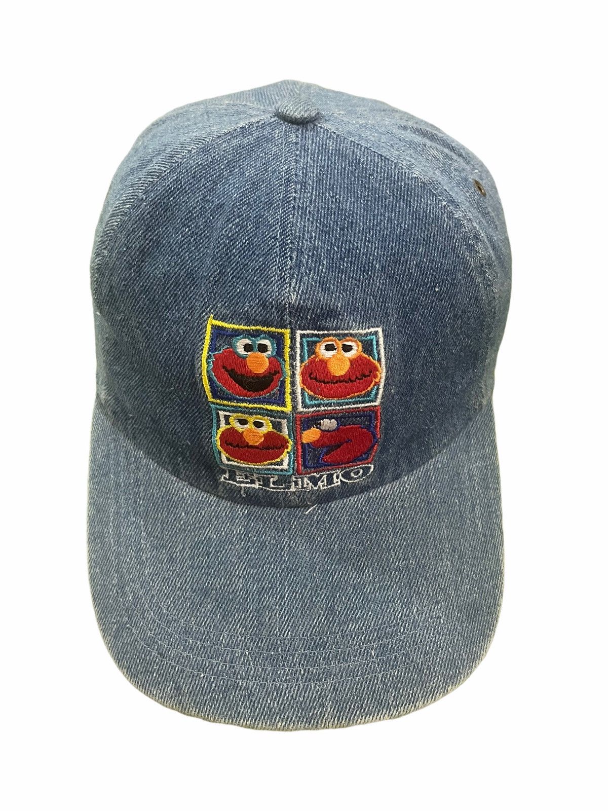 Vintage × Warner Bros Vintage Elmo Sesame Street Elastic Back Hat | Grailed