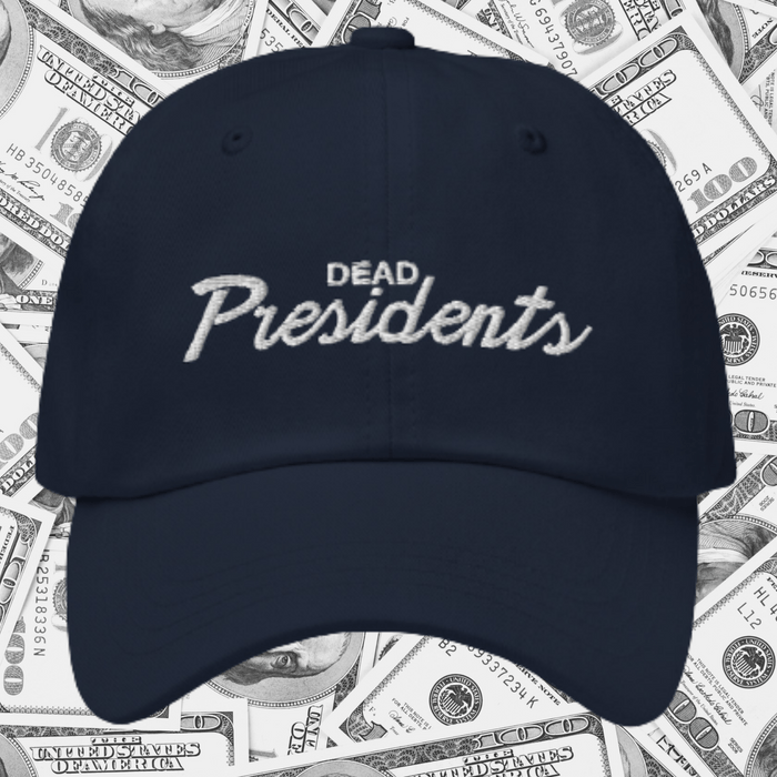 Custom Dead Presidents Hat Dad Cap, Navy Blue, Hat, 90's hip hop | Grailed