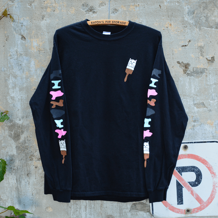 Rip N Dip Rip N Dip Paint With Bob Ross Long Sleeve Tee Shirt | Grailed