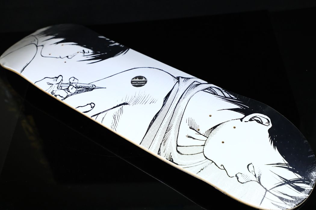 Supreme FW17 Supreme Akira Syringe Skateboard Deck Black Box Logo | Grailed