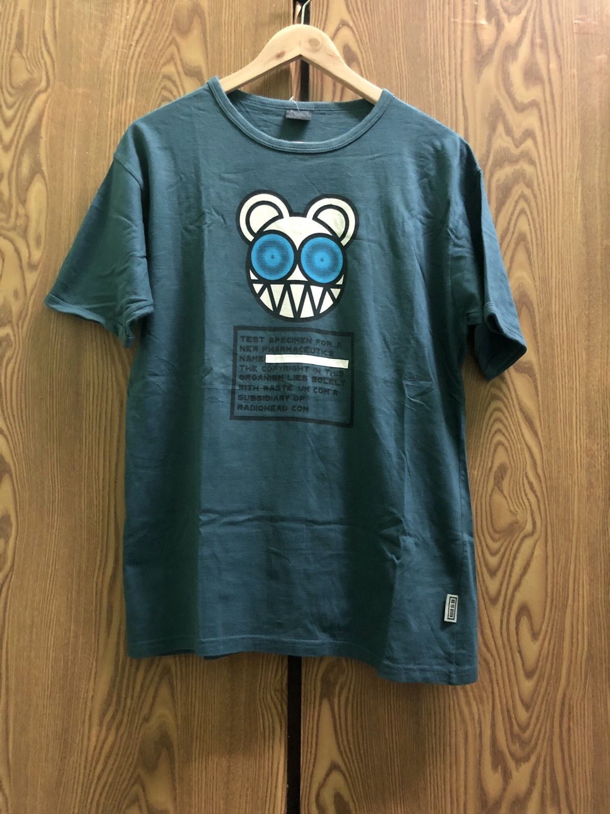 Band Tees Vintage Radiohead Kid A Test Specimen Waste Shirts | Grailed