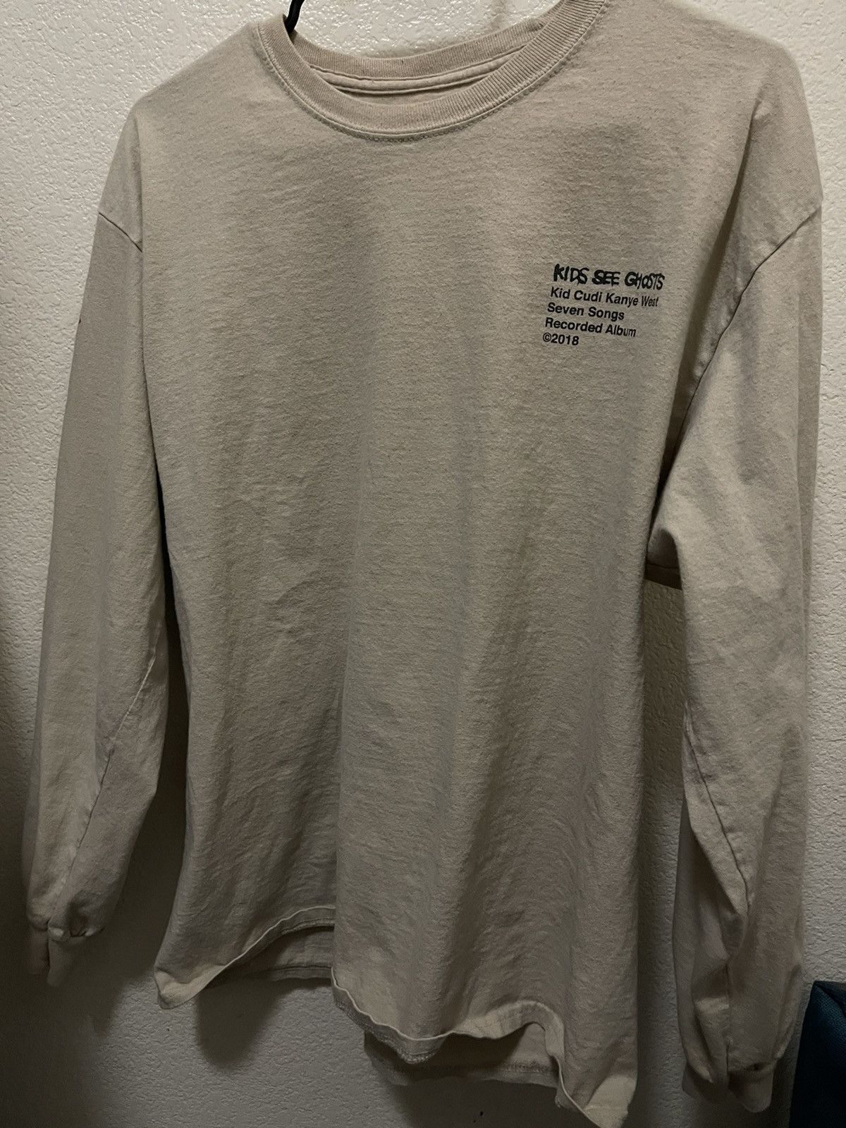 Kanye West × Kid Cudi × Kids See Ghosts Kids See Ghost Long Sleeve ...