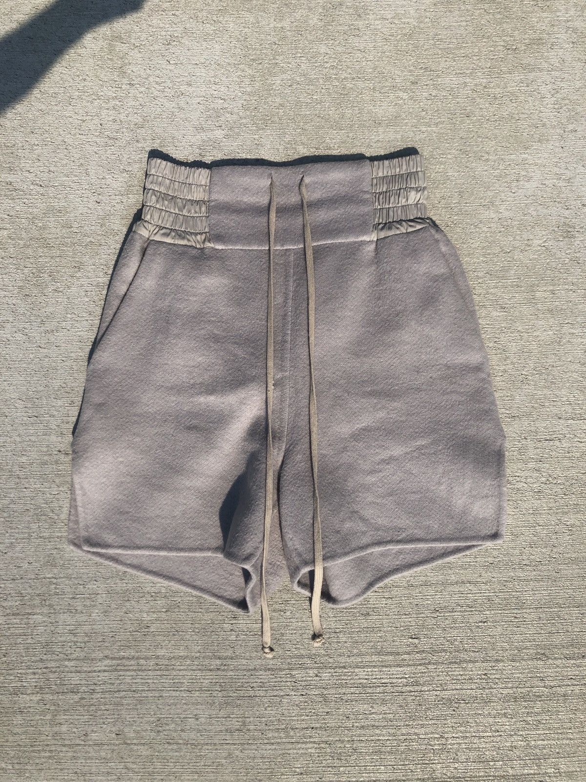 Rick Owens FW14 MOODY CASHMERE PLAIN BOXER/BOXING SHORT | Grailed