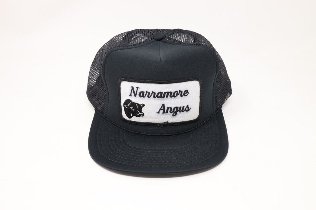 Vintage Vintage 80s Narramore Angus Black Mesh Trucker Snapback Hat ...