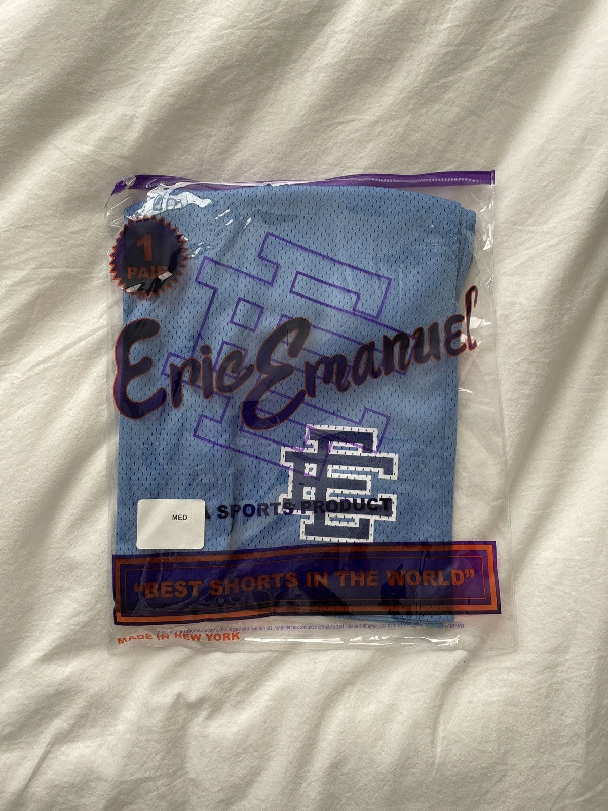 Eric Emanuel Eric Emanuel Basic Short Light Blue Medium | Grailed