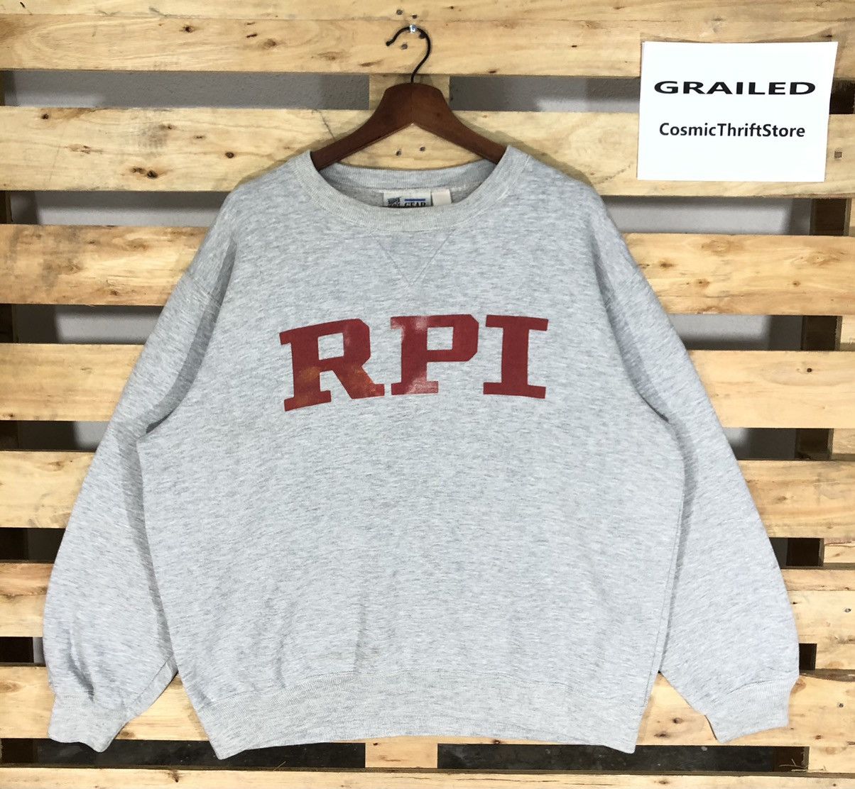 Vintage Vintage RPI Super Heavy Weight Sweatshirt | Grailed