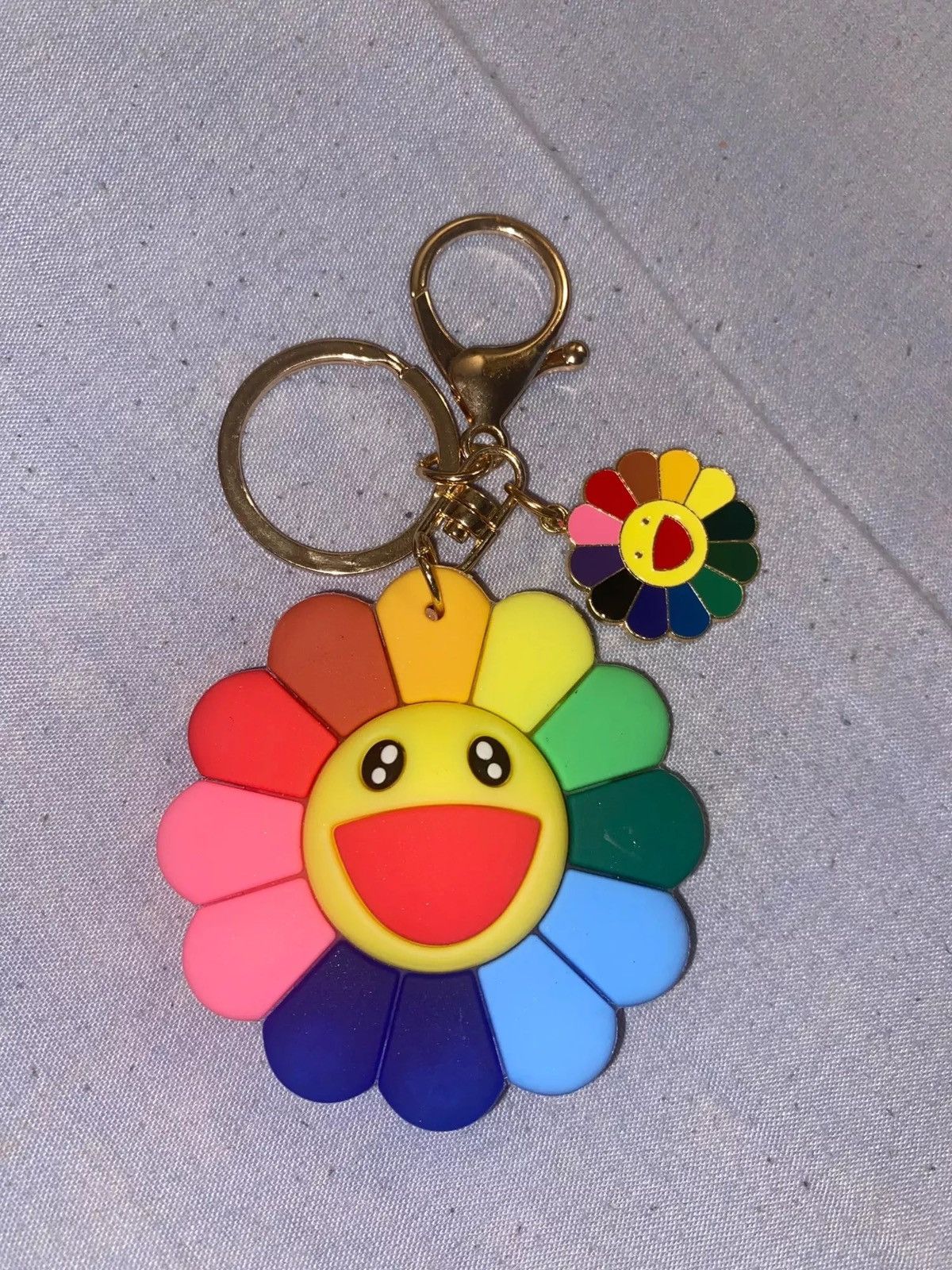 Takashi Murakami Takashi Murakami Flower Rubber Keychain | Grailed