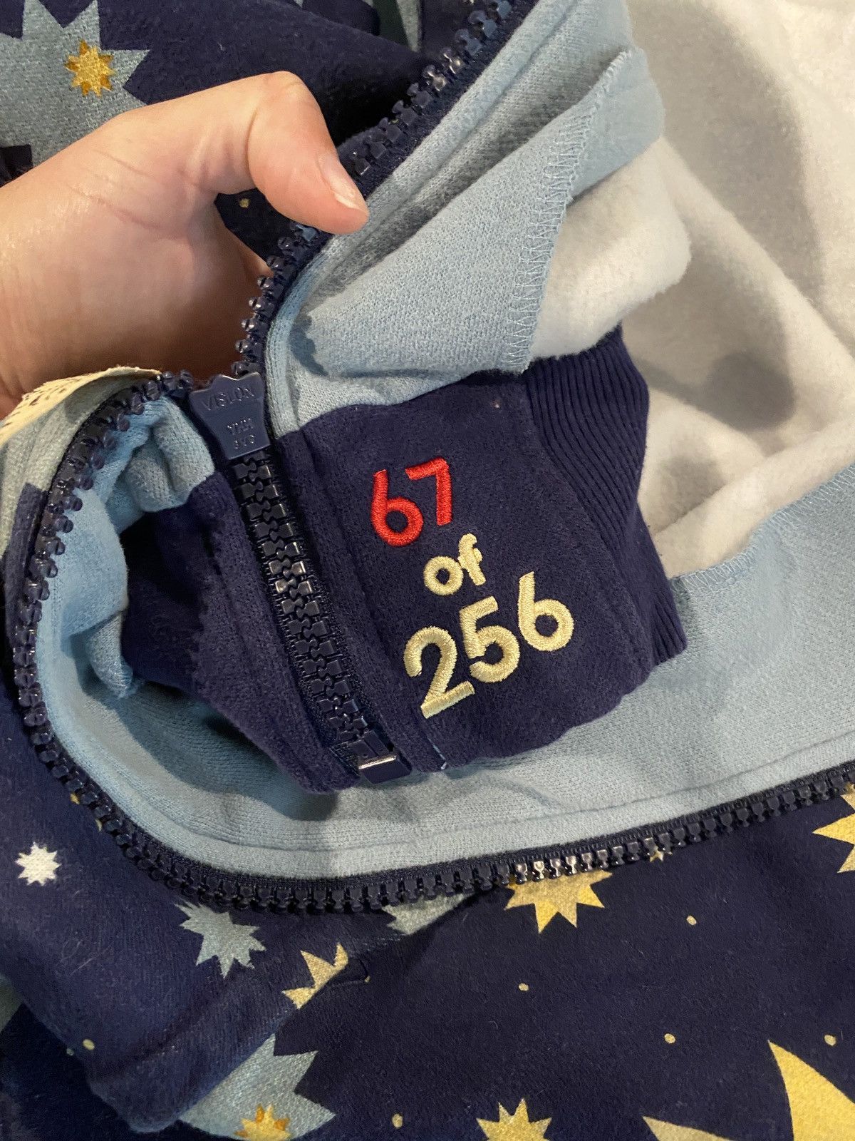 Kid Robot Kidrobot limited edition star print zip hoodie jacket | Grailed