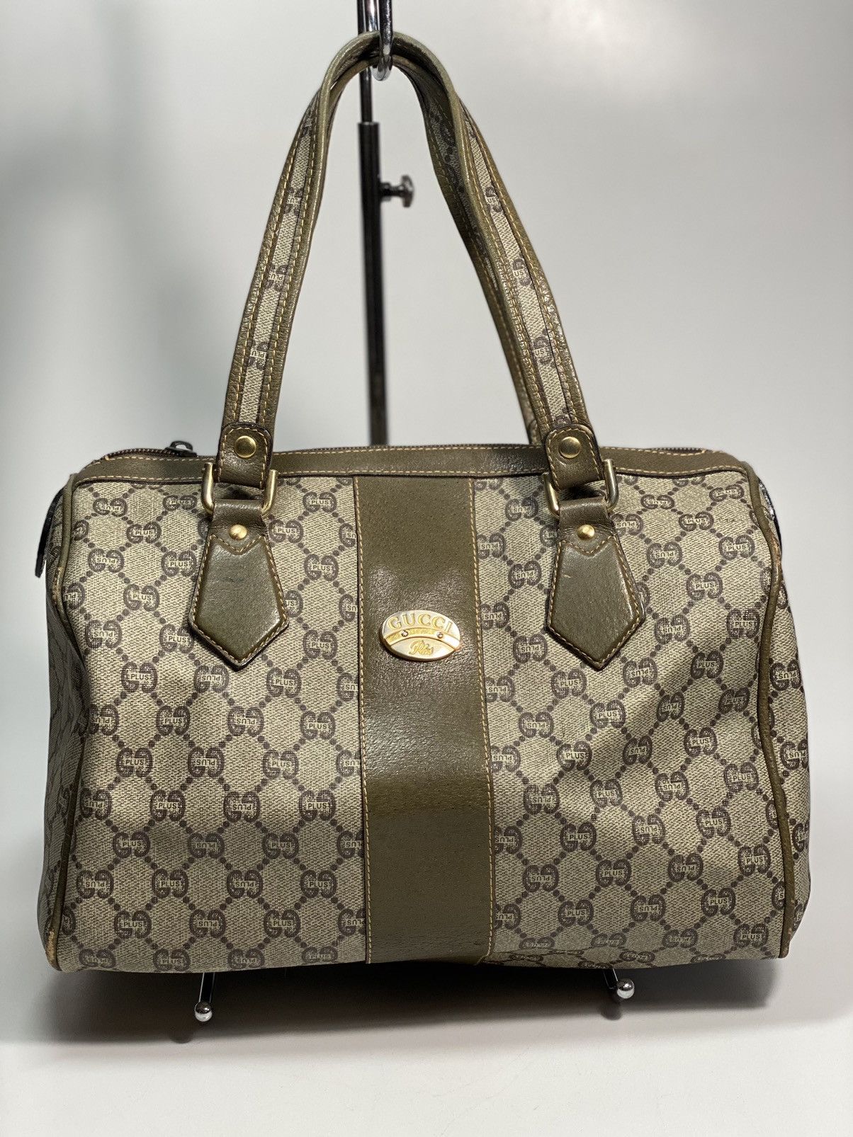 Gucci Gucci Plus Monogram Boston Bag Handbag | Grailed