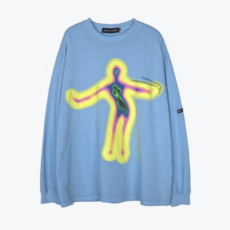 Vintage LSD Alien Graphic Faded Long sleeve Shirt | Grailed