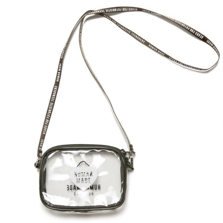 Human Made × Nigo Human Made PVC Shoulder Pouch Cross Body Bag | Grailed
