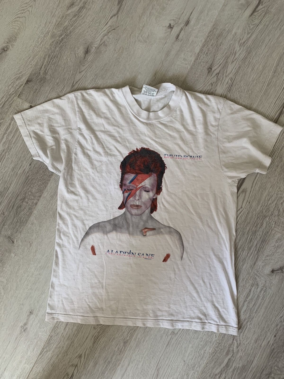 Band Tees × Streetwear × Vintage David Bowie Aladdin Sane 1998 | Grailed
