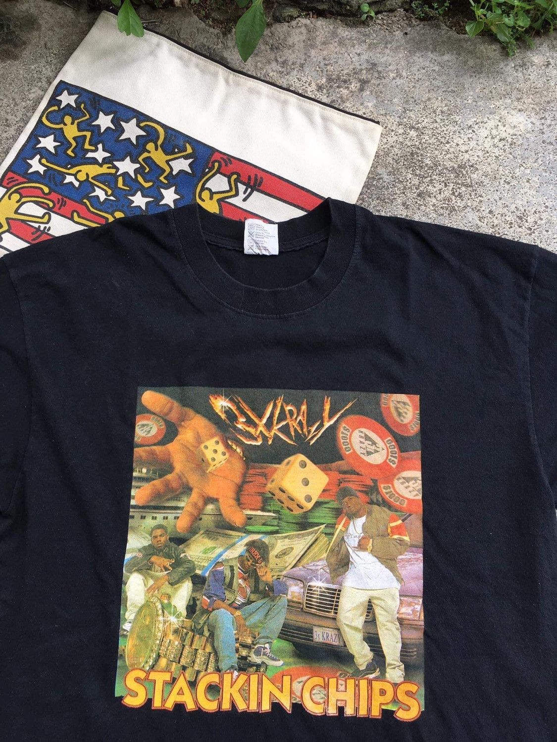 Rap Tees × Vintage Rare Vintage 90s 3X Krazy - Stackin Chips Single ...