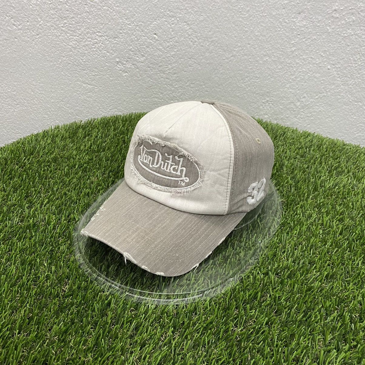 Von Dutch Von Dutch Distressed Design Strapback Cap/Embroidery | Grailed