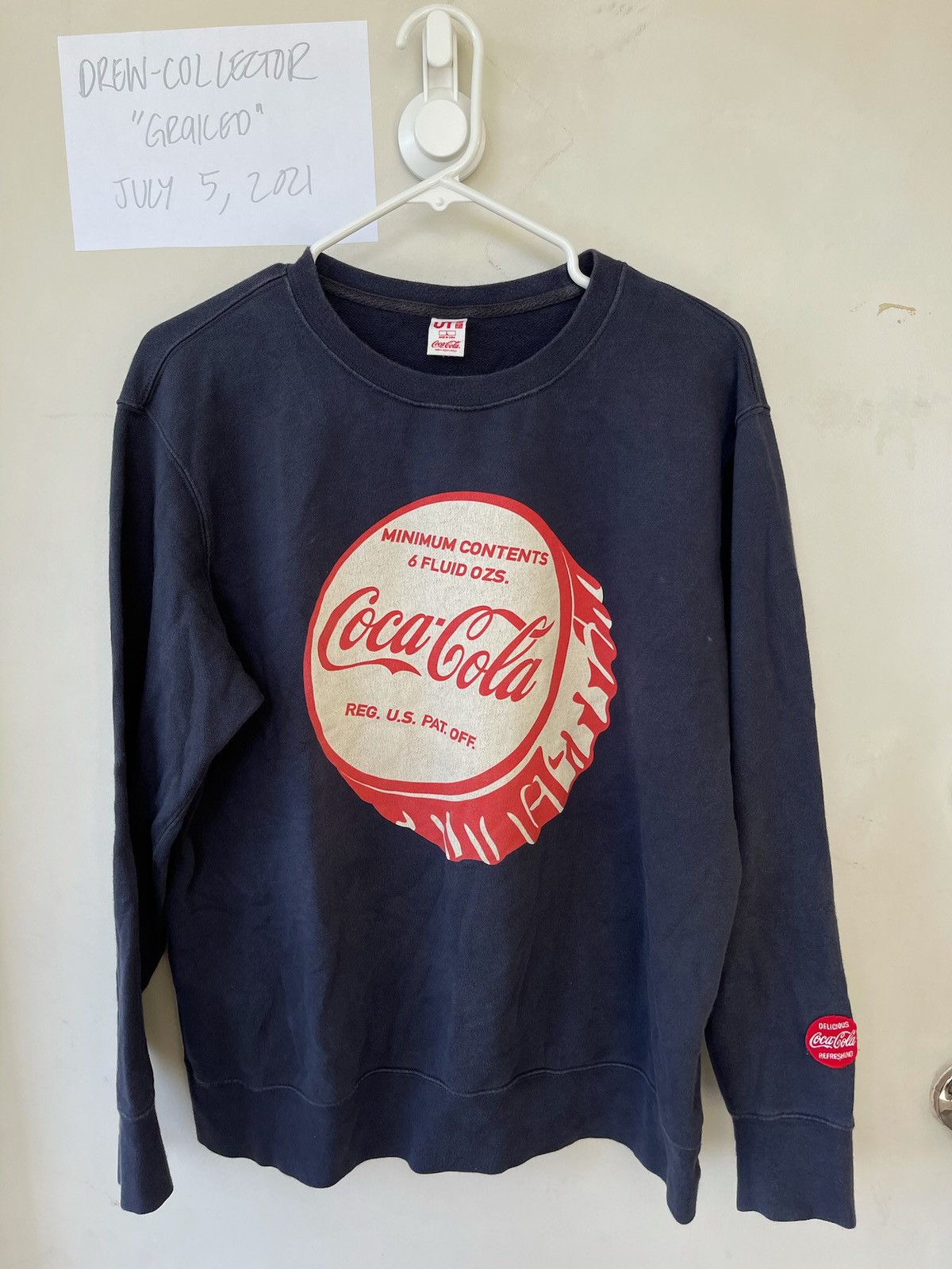 Coca Cola × Streetwear × Uniqlo Coca Cola x Uniqlo Crewneck | Grailed