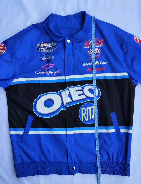 Vintage Y2k Greg Biffle NASCAR Racing Oreo #26 Racing Twill Jacket ...