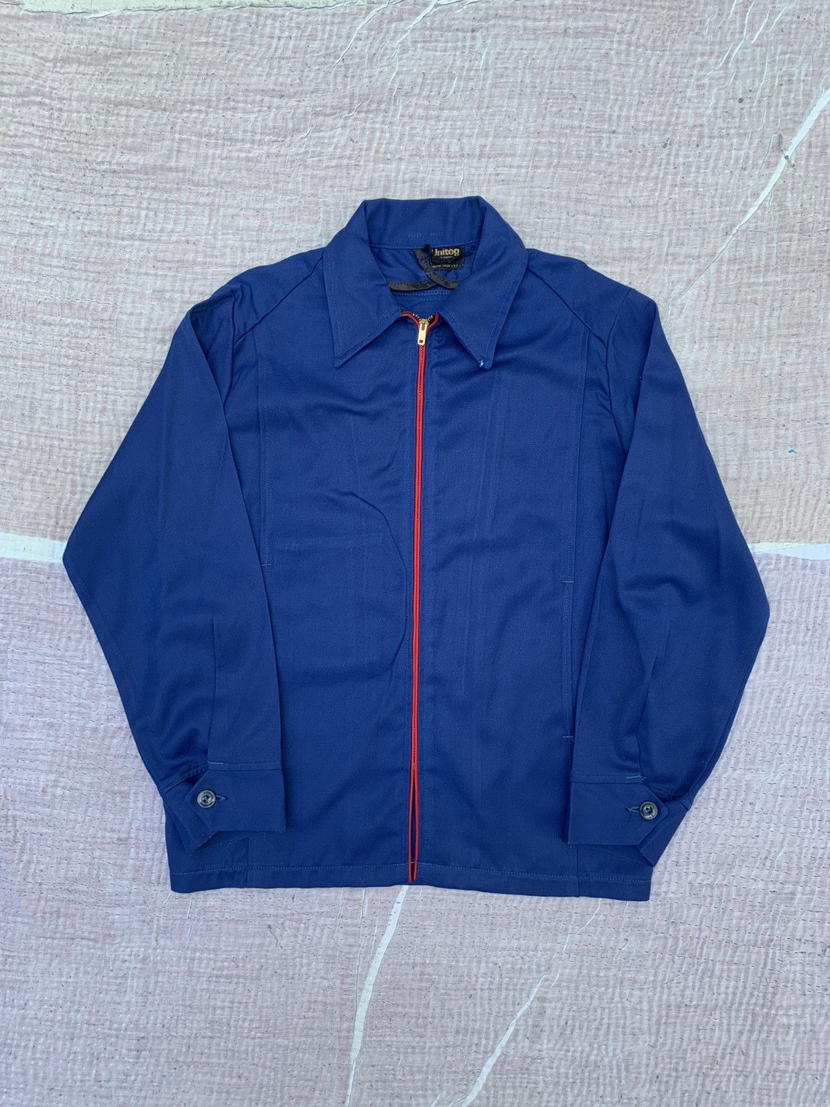 Vintage Unitog Rayon/Dacron Work Jacket last drop | Grailed