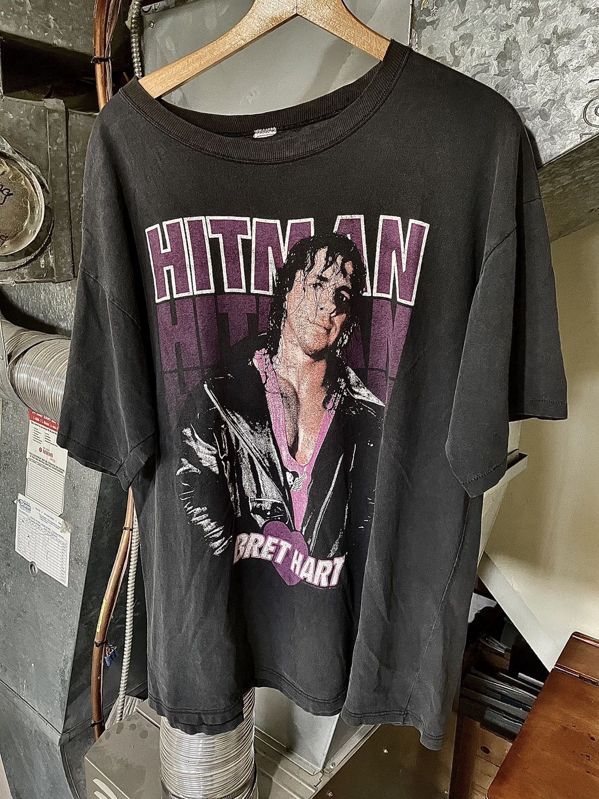 Vintage × WWF 1993 Vintage Bret Hart Tee XL WWF Wrestling 90s | Grailed