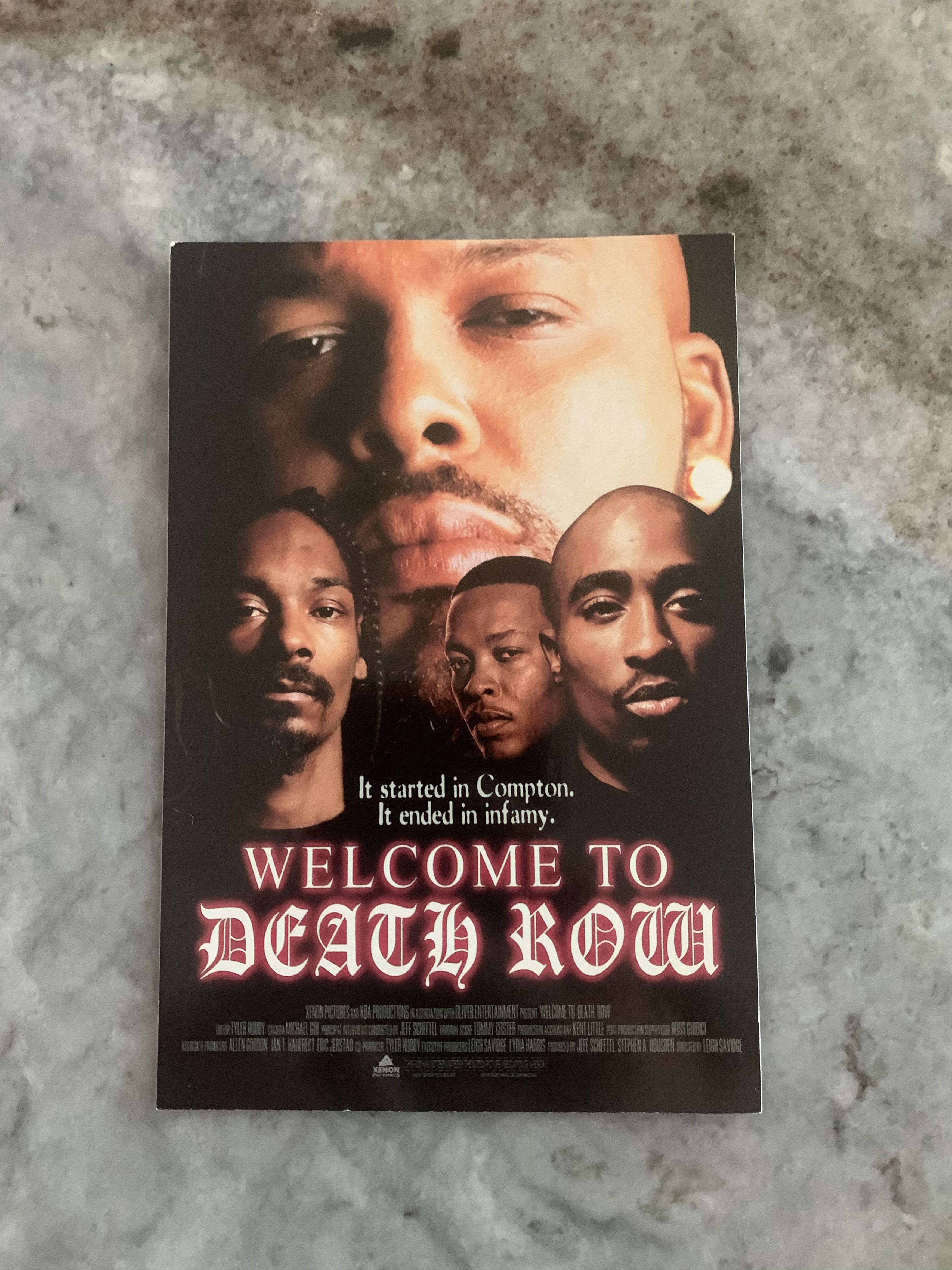 Death Row Records Deadstock 2001 Welcome to Death Row Promo Sticker ...