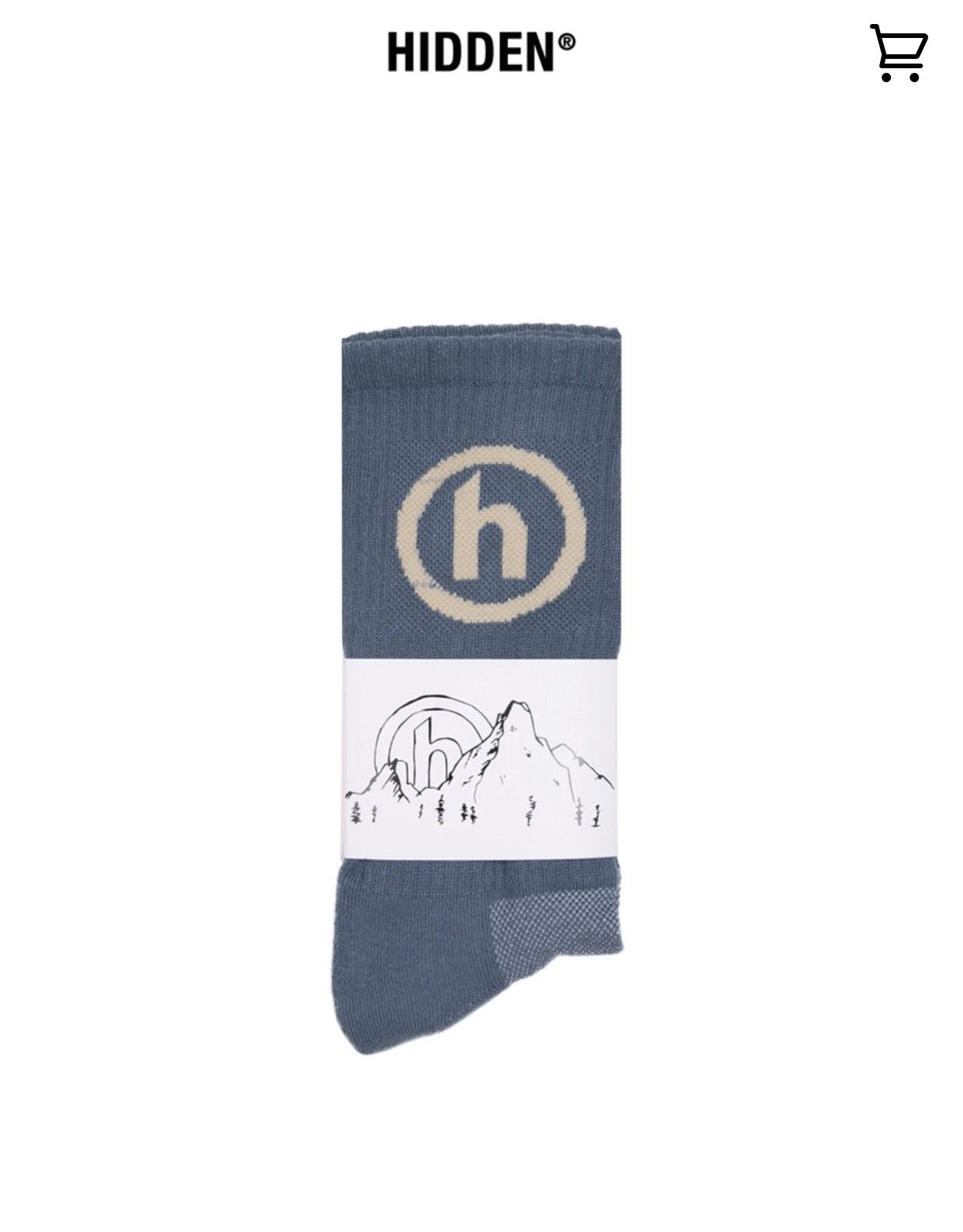 HIDDEN HIDDEN® Crew Socks Ocean Blue | Grailed