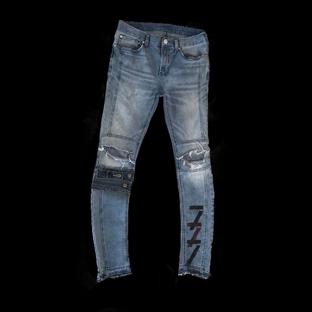 Custom × Other × Streetwear 777 Jeans | Grailed