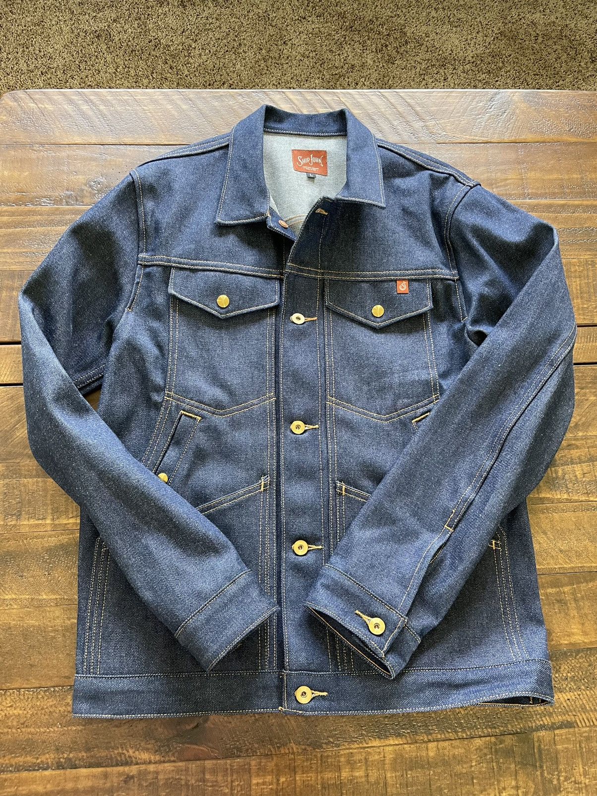 Iron Heart NEW Ship John Ramblin' Jacket - Broken Twill, size Large ...