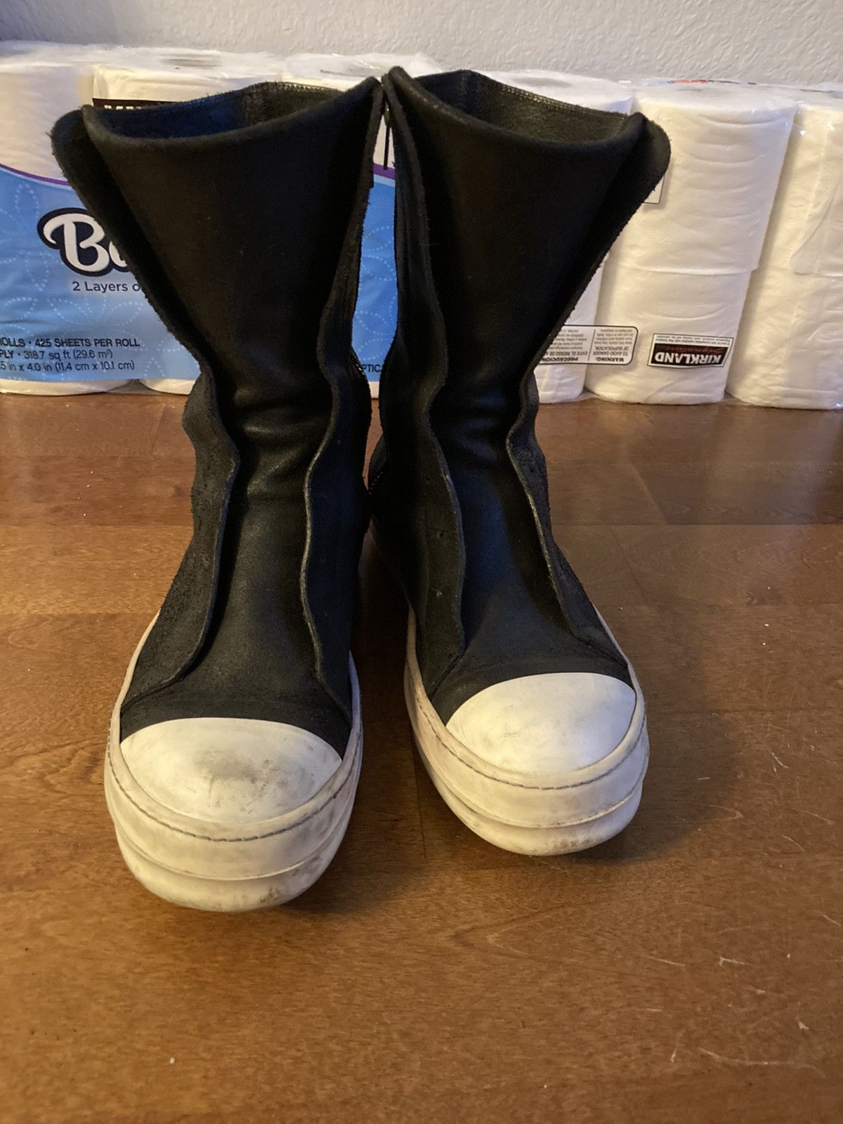 Rick Owens Rick Owens Laceless Ramones | Grailed