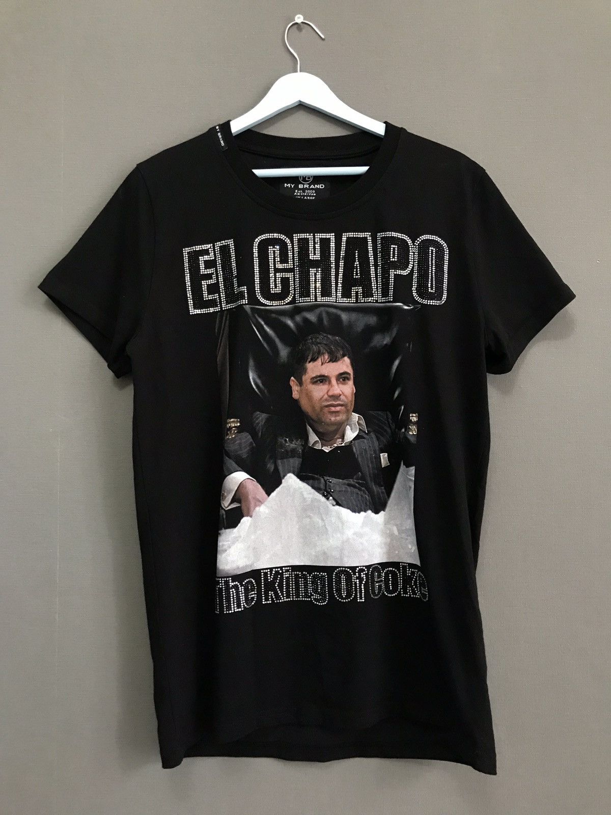 Streetwear × Vintage El Chapo “ The King Of Coke” My Brand Style Black ...