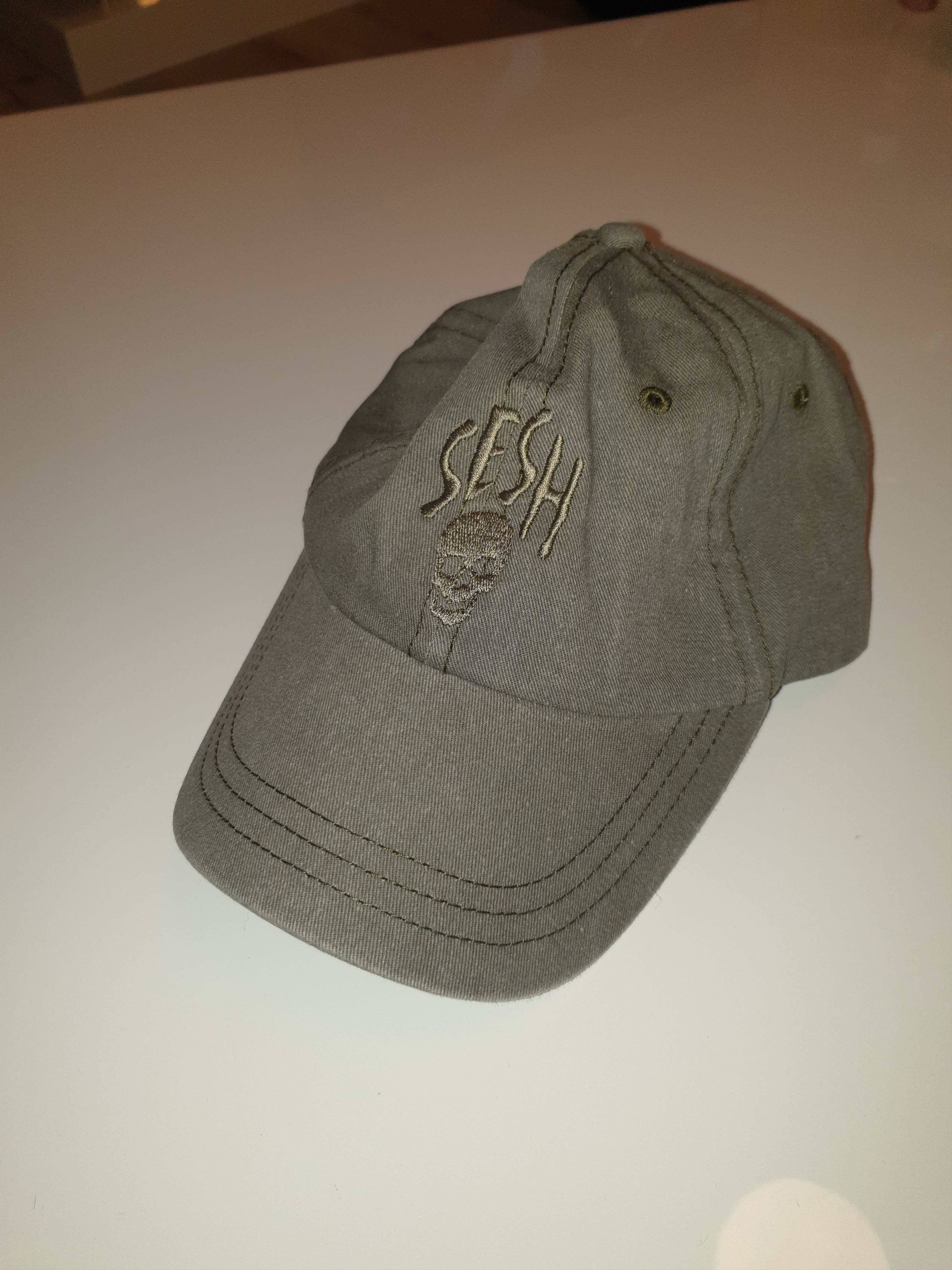 Teamsesh Teamsesh Skull Grey / Blue Hat | Grailed