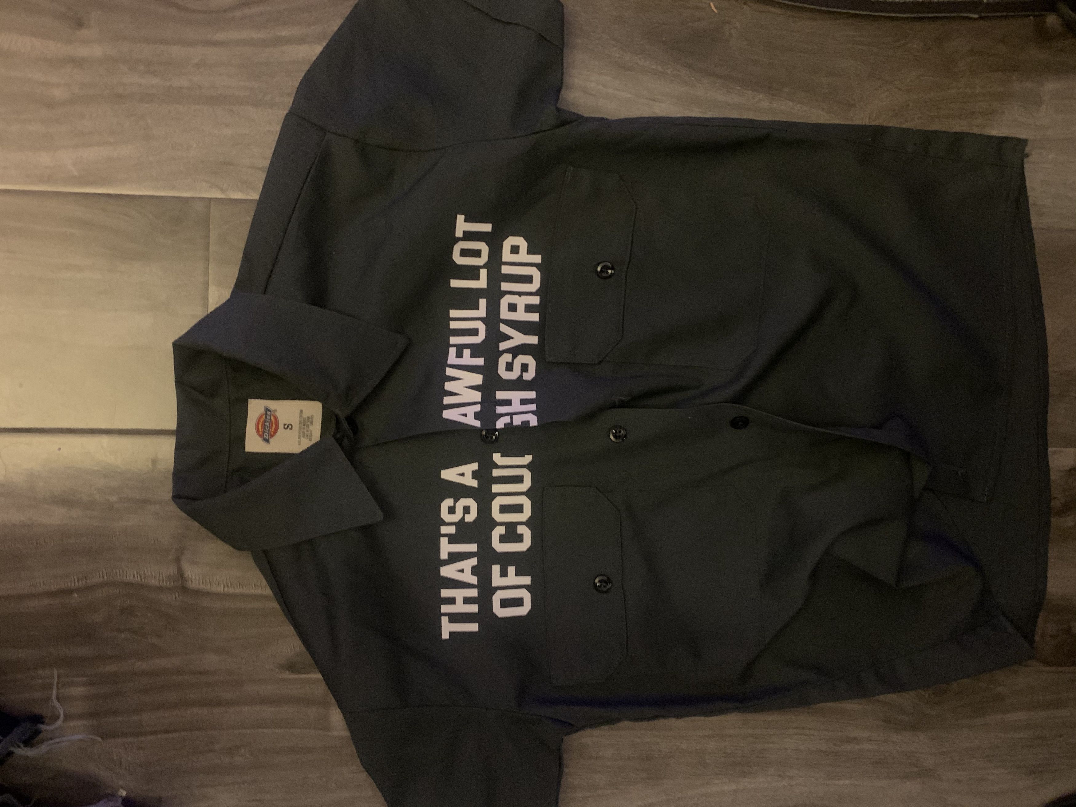 Streetwear THAT'S A AWFUL LOT OF COUGH SYRUP SHORT SLEEVE BUTTON DOWN ...