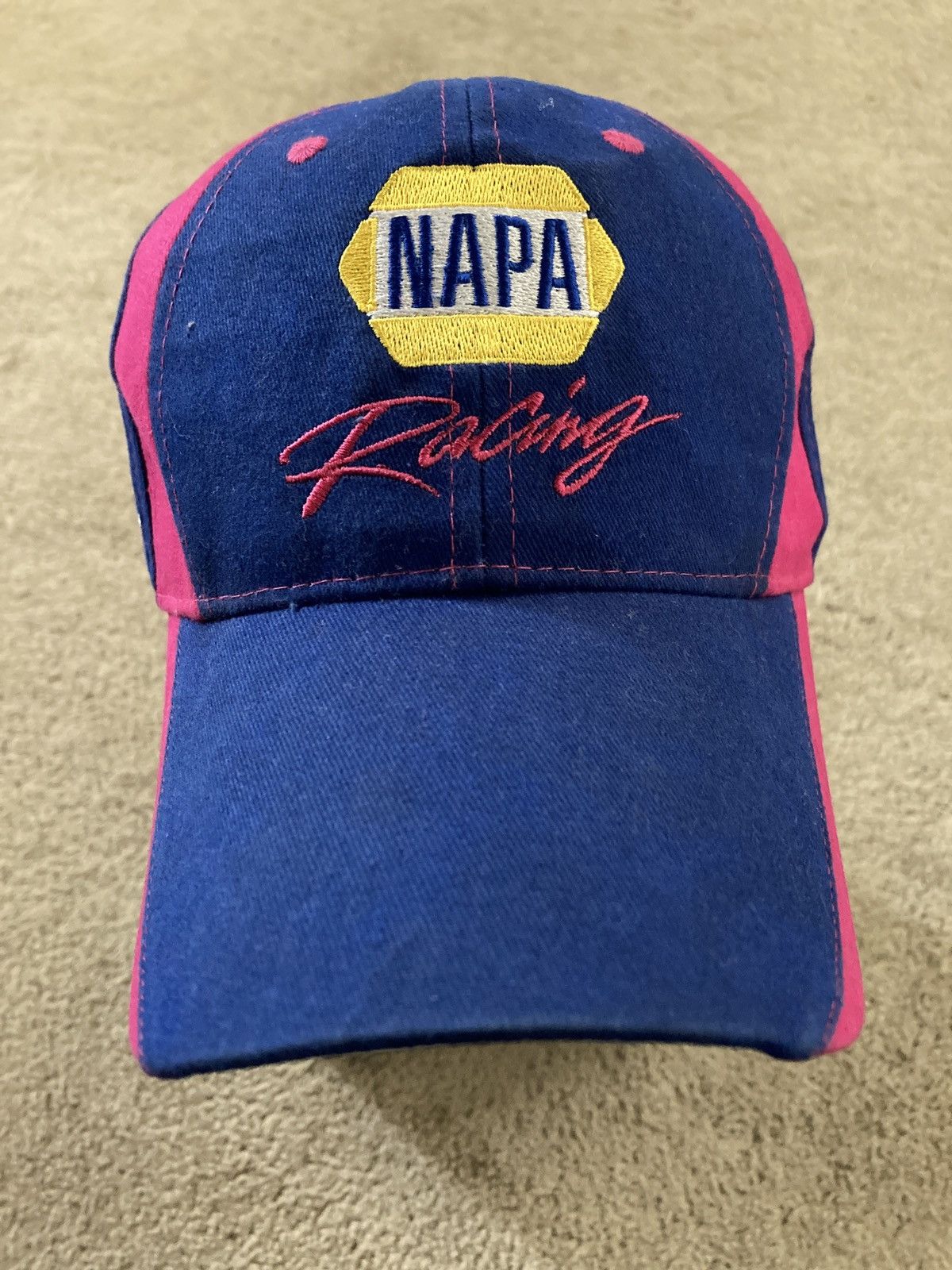Vintage NAPA Racing 28 Ron Capps NASCAR Susan Komen Hat Cap vintage ...