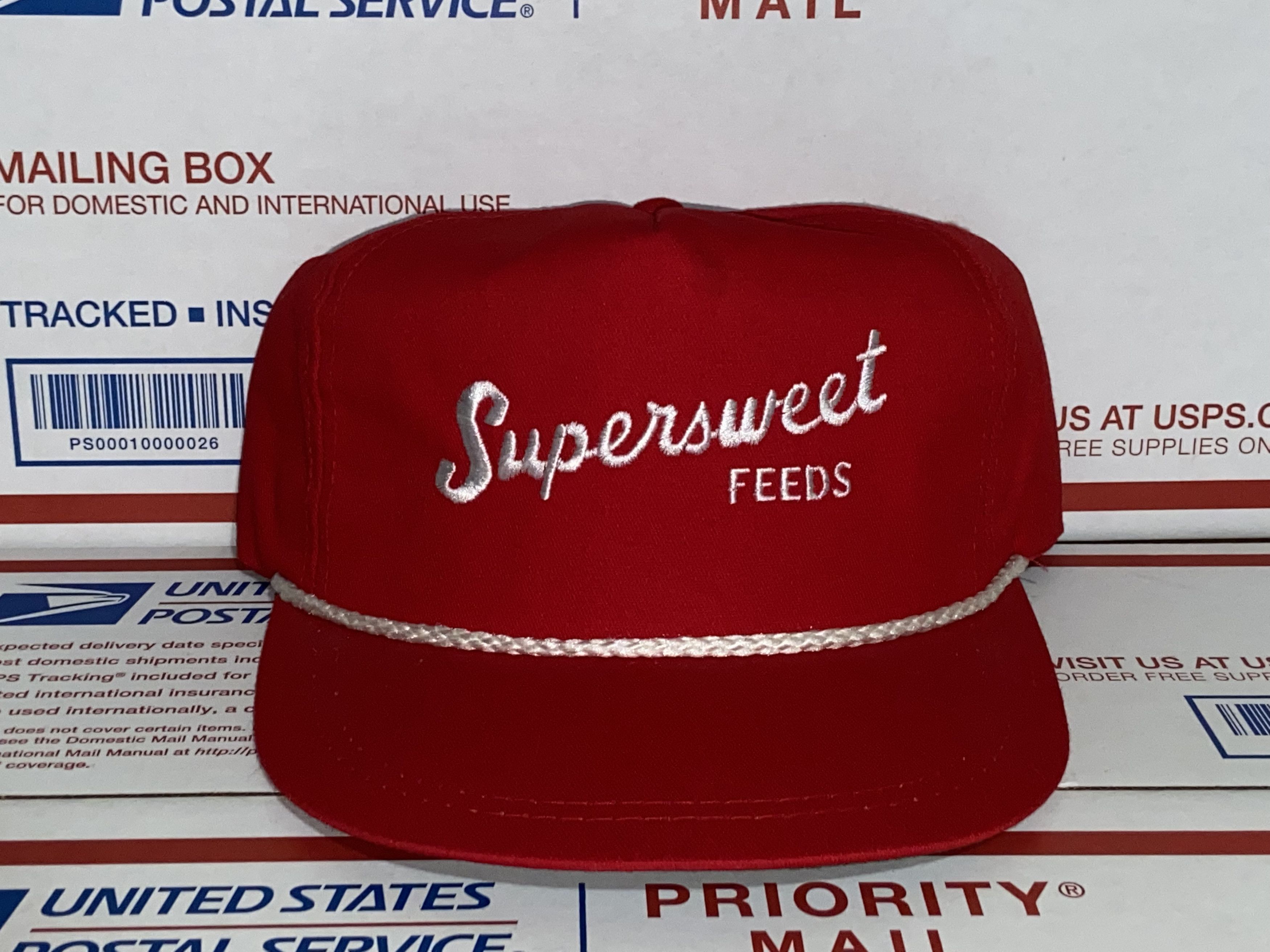 Vintage Supersweet Super Sweet animal Feeds Hat ADM food Processing ...