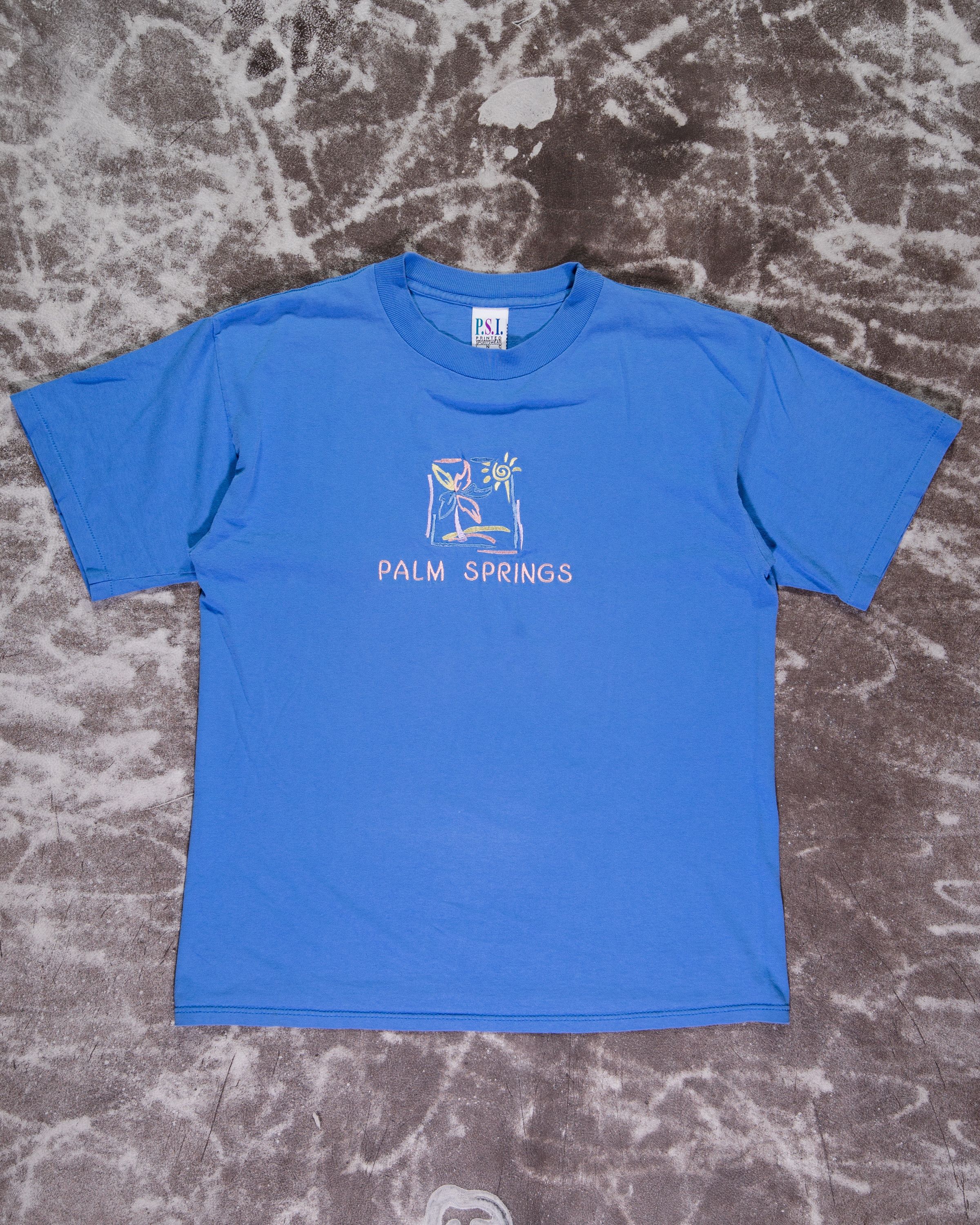 Art × Vintage Single Stitched "Palm Springs" Tee (L) - 1990s | Grailed