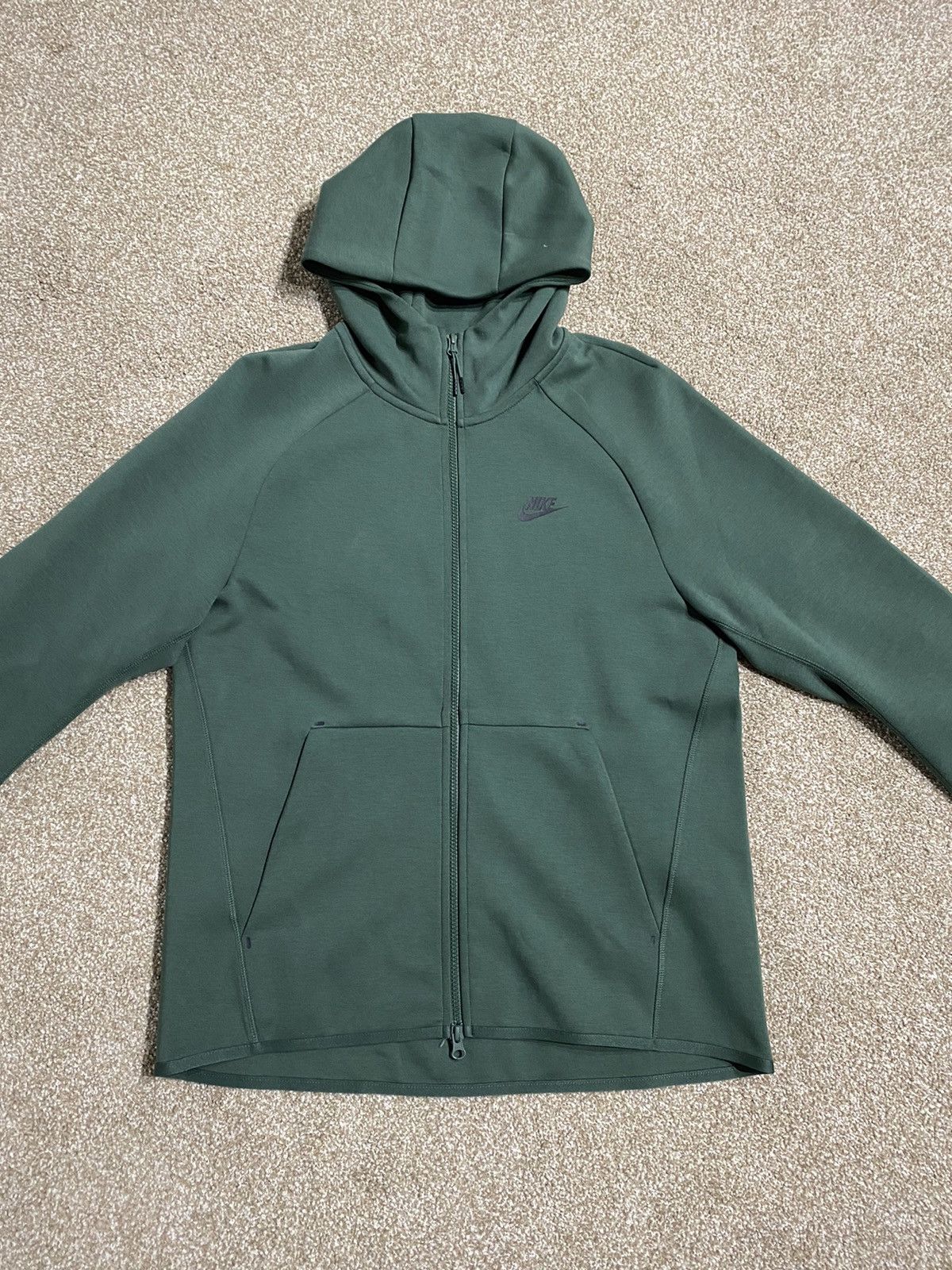 Nike Nike Tech Fleece Green zip up | Grailed