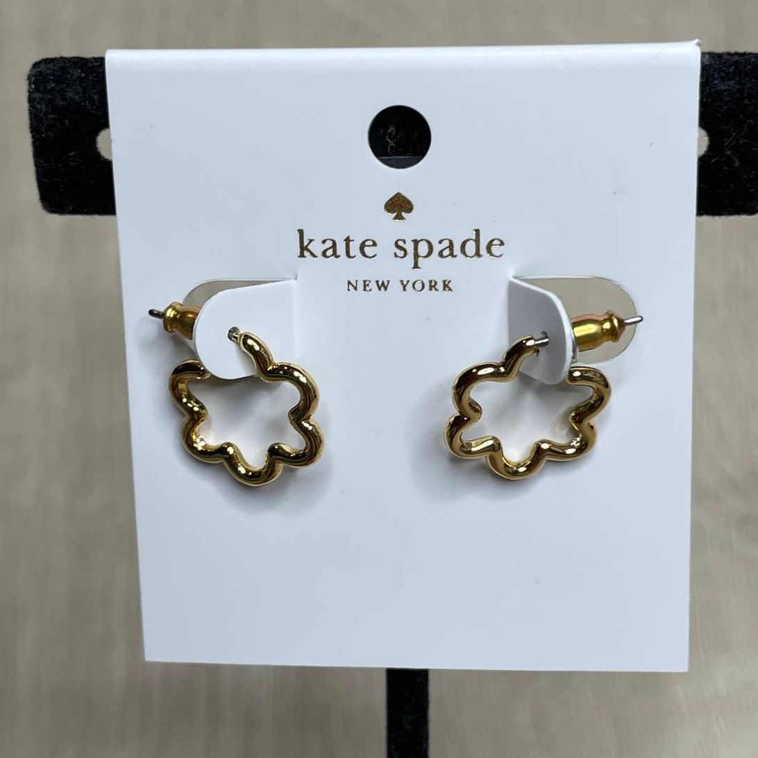 Kate Spade Kate Spade New York Scrunched Scallops Mini Scallop Hoops ...