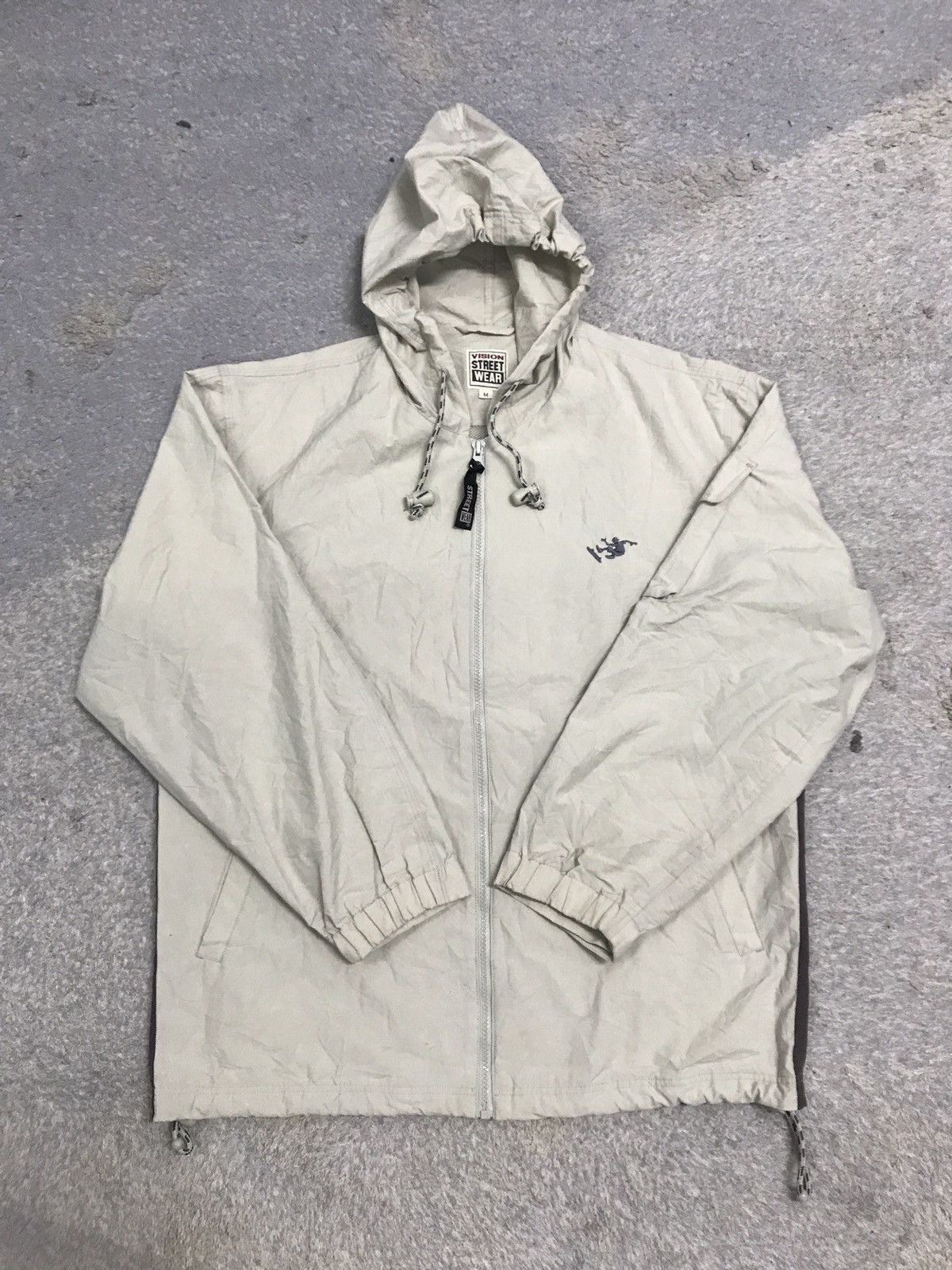 Japanese Brand × Vision Streetwear Windbreaker Zipper Vision Streetwear ...