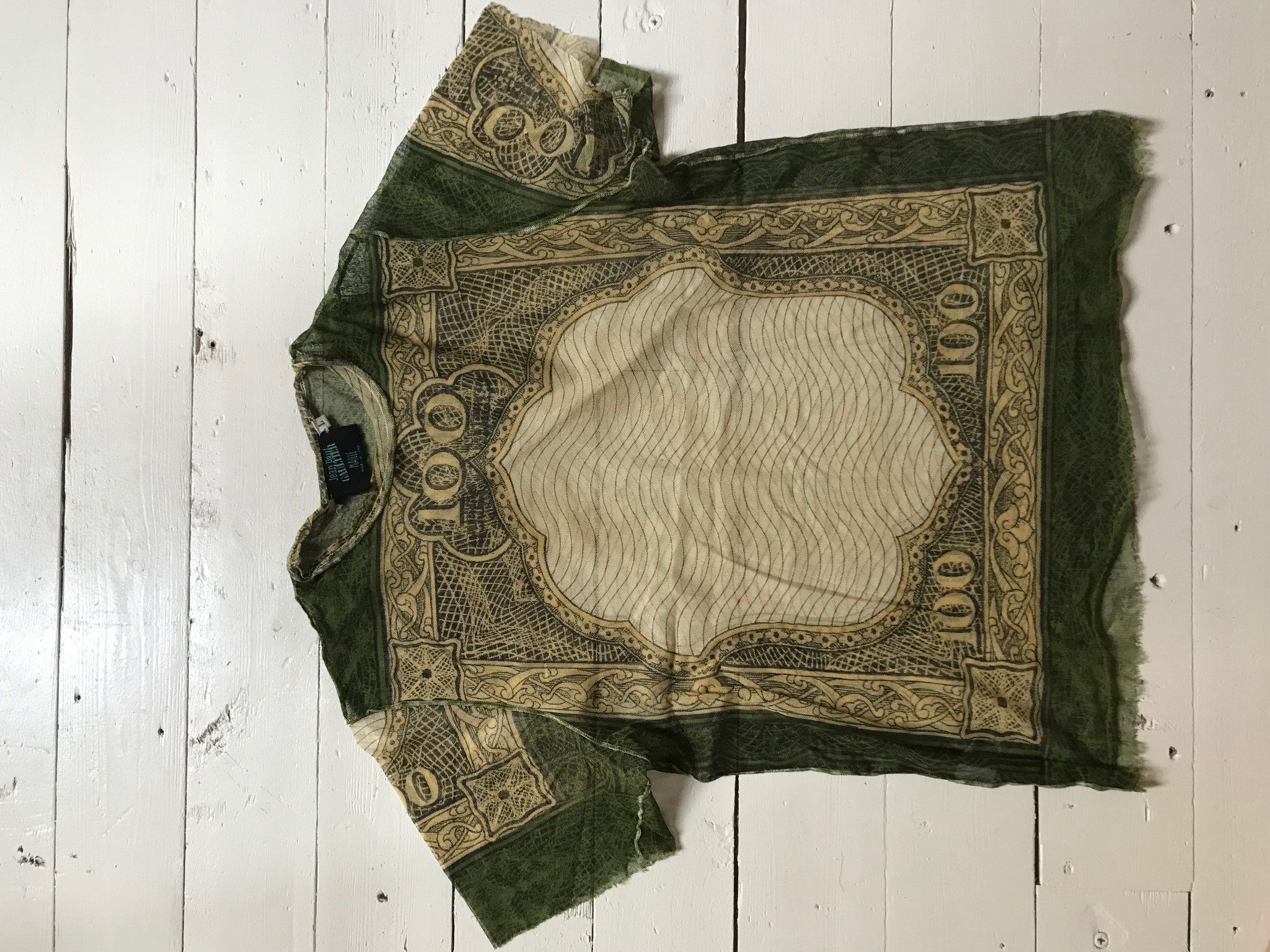 Jean Paul Gaultier Rare Jean-Paul Gaultier SS1994 Dollar Money Top ...