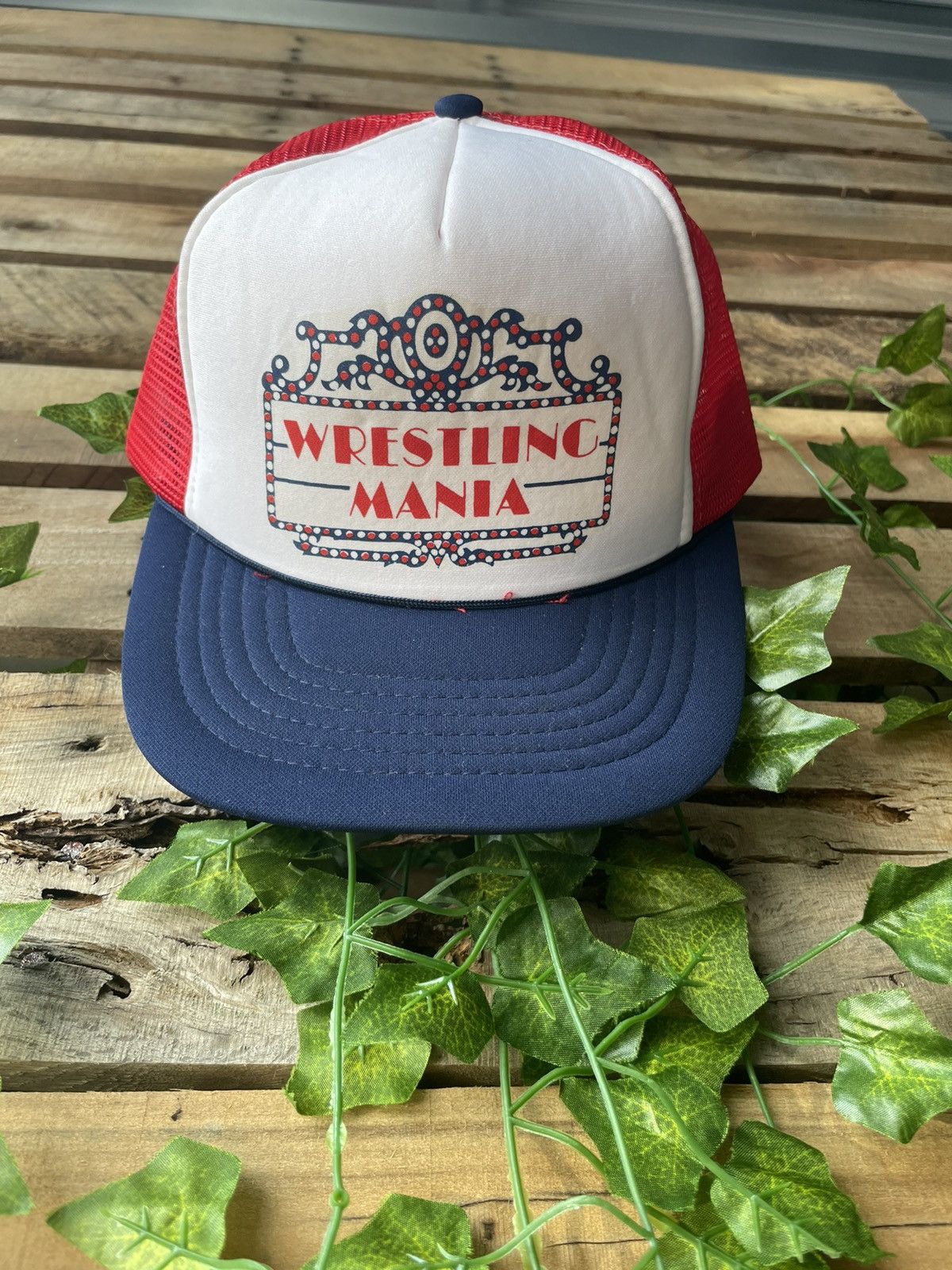 Vintage Vintage Wrestling Mania WWE WWF 90’s Trucker Hat | Grailed